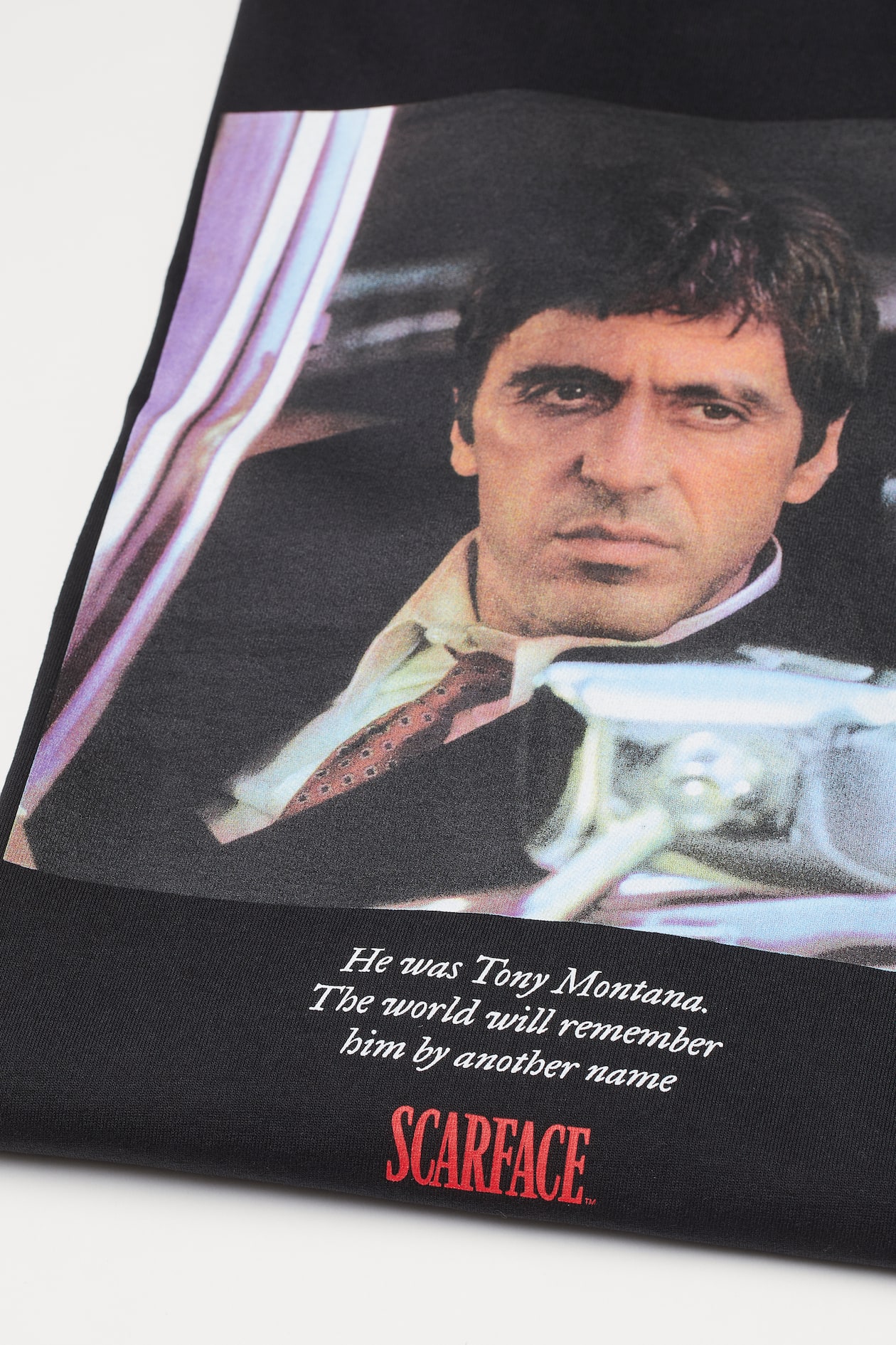 Loose Fit Printed T-shirt - Black/Scarface - Men | H&M IN