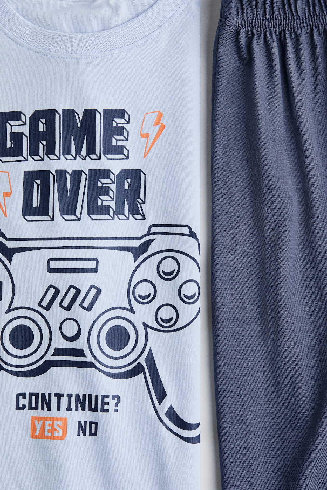 Light blue/Game controller Printed cotton pyjamas for kids | H&M GB