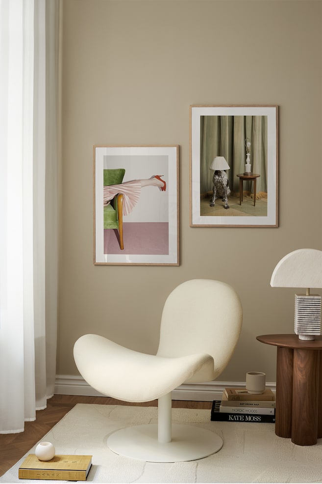 Playful Fashion Poster Set - Green/pink/white - HOME | H&M BE