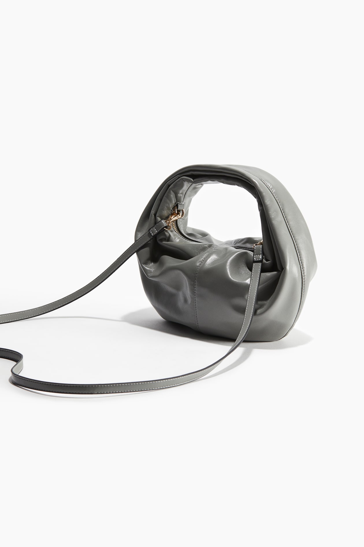 Women's Gray Rounded Crossbody Bag | H&M US
