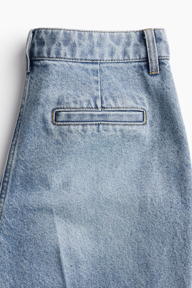 Crease-leg jeans - Light denim blue - Ladies | H&M GB