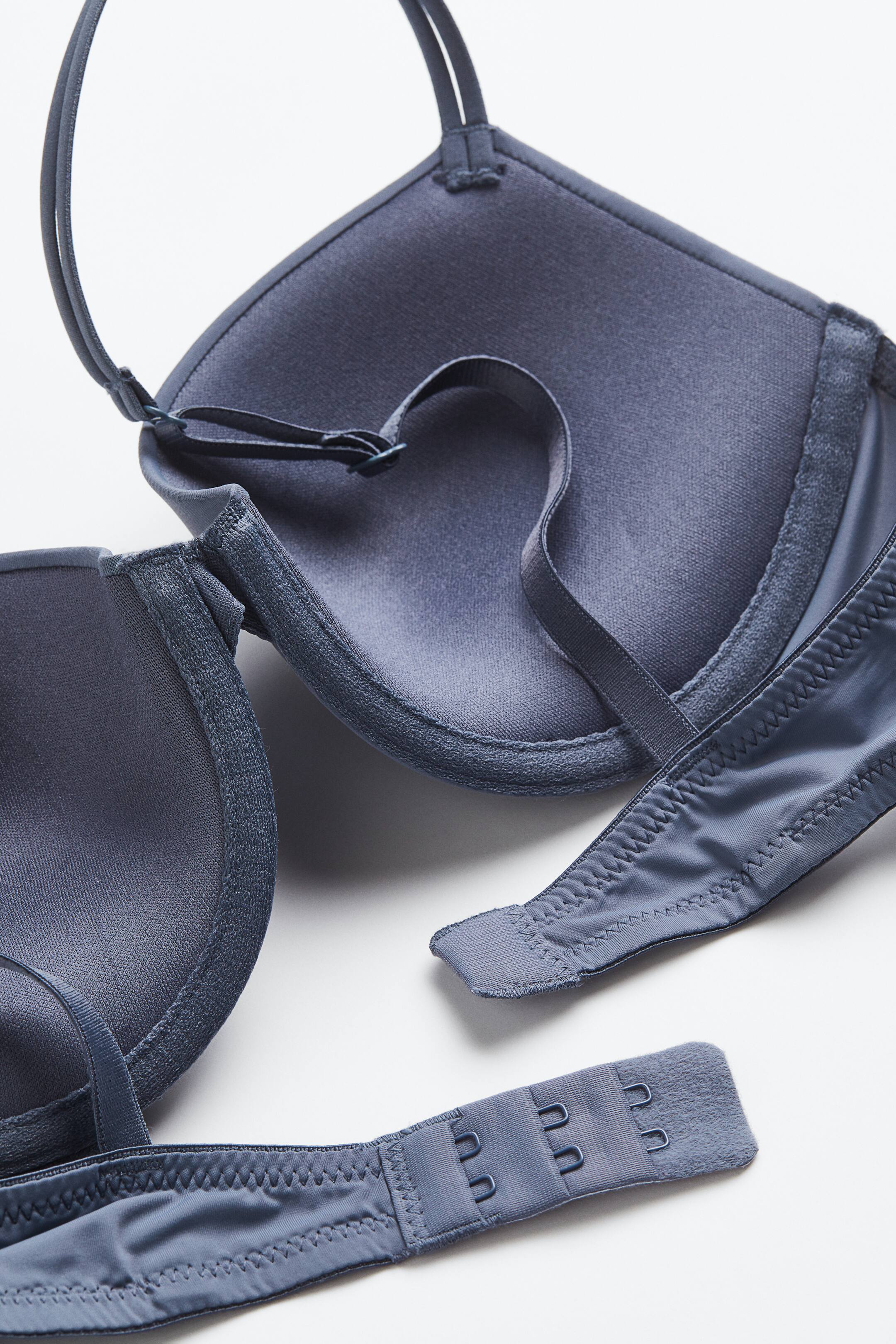 Tricot push-up bh - Duifblauw - DAMES | H&M NL