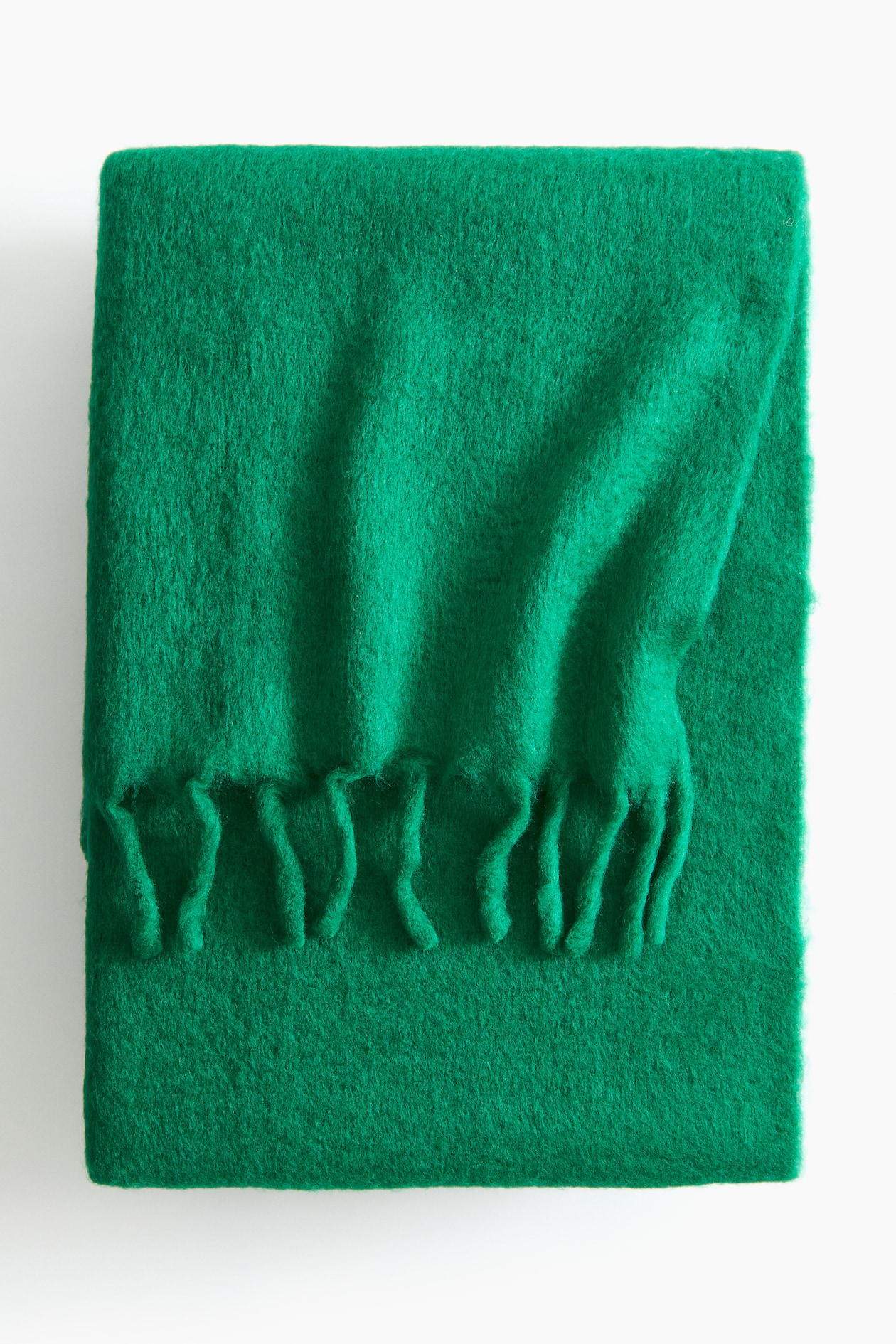 Bright green Wool-blend Throw at H&M Home | H&M CA