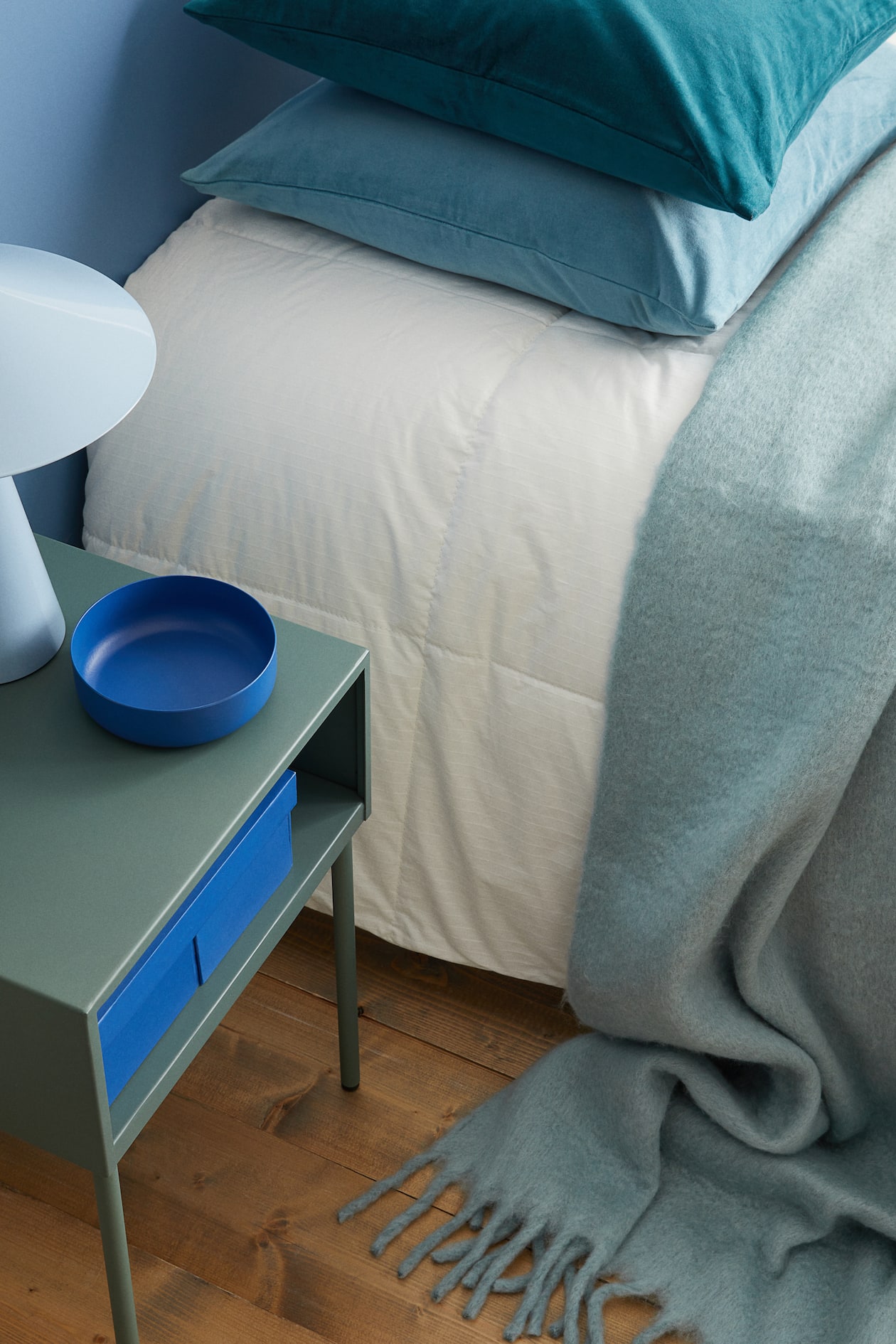 Decke aus Wollmischung - Helltürkis - Home All | H&M DE