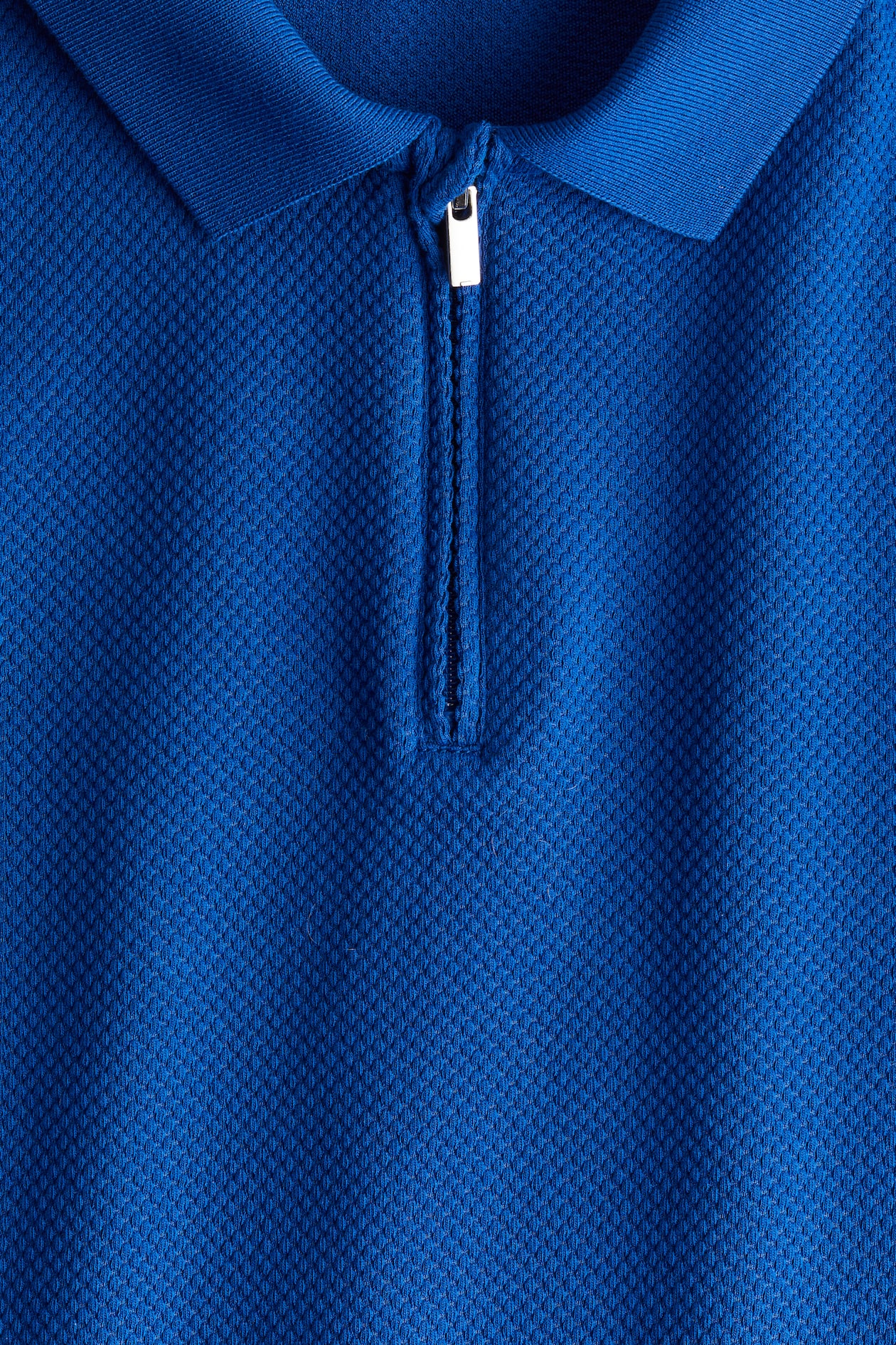 Polo avec col à fermeture éclair - Bleu vif - ENFANT | H&M CA