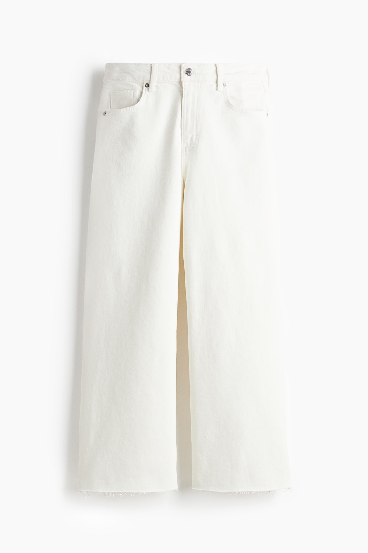 Hvite jeans til dame | Utsvingte, korte og vide jeans | H&M NO