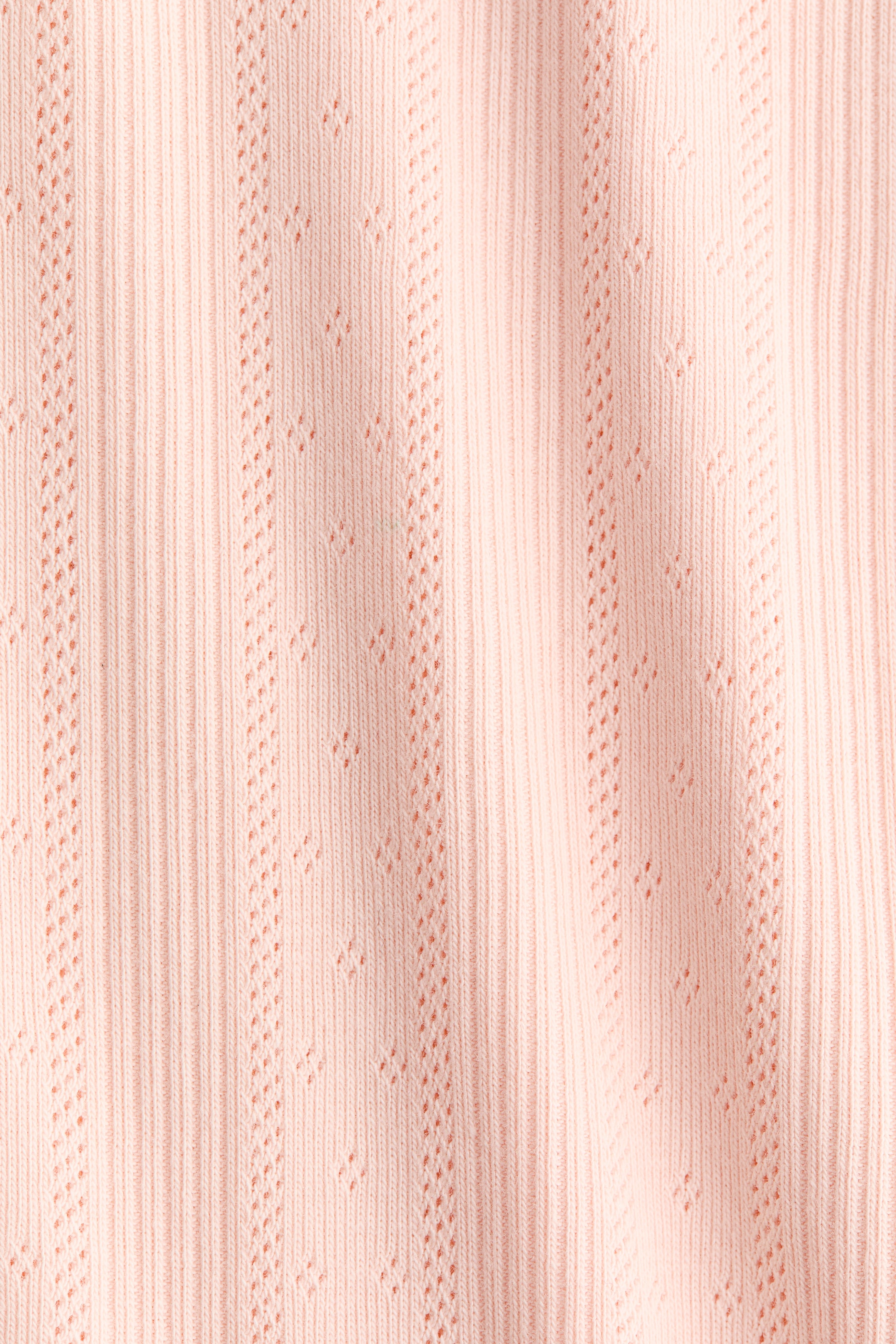 Women's Light peach pink Cotton Pointelle Singlet | H&M AU