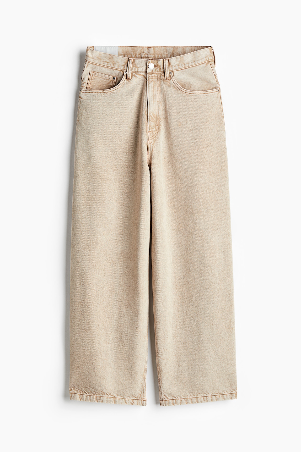 Men’s Beige Super Baggy Jeans | H&M US