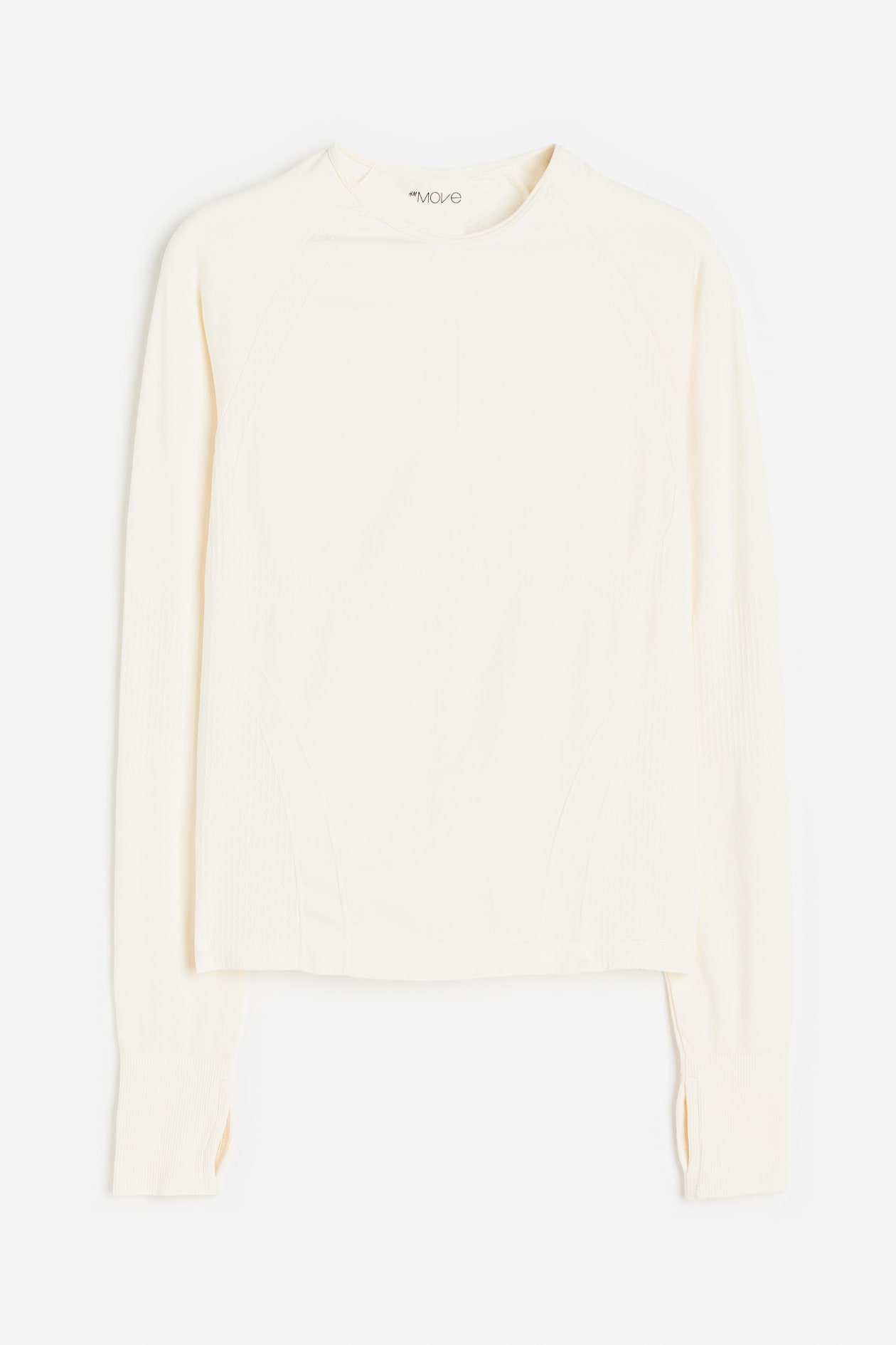 Women's Cream DryMove™ Seamless Activewear Top | H&M AU