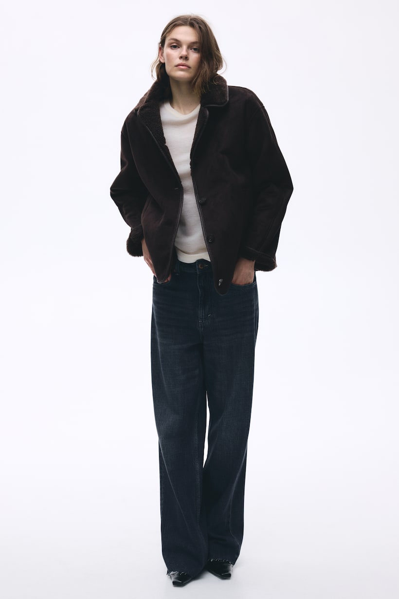 Women's Dark brown Double-Faced Jacket | H&M US