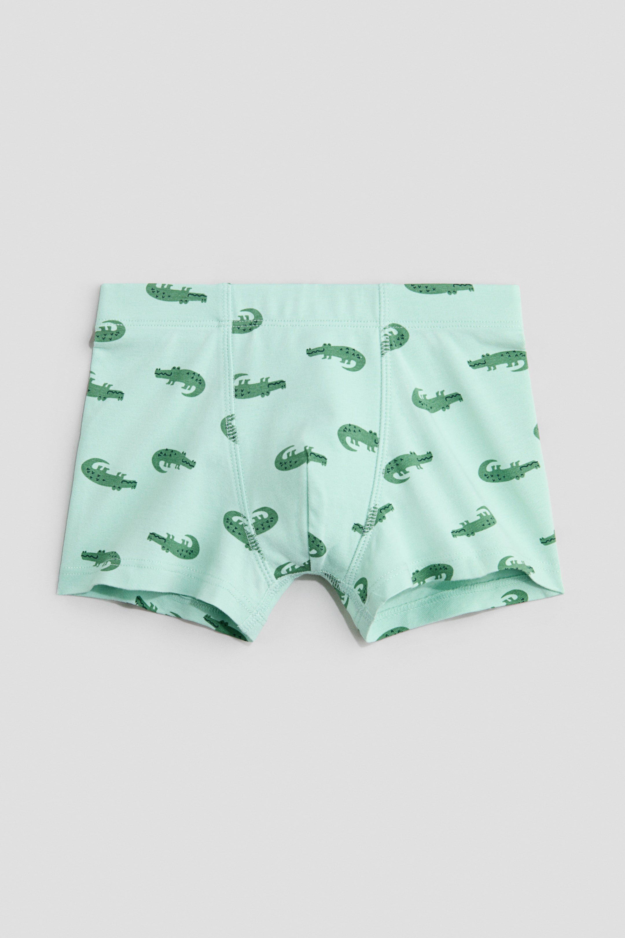 Light green/Crocodiles 5-pack trunks for kids | H&M MY