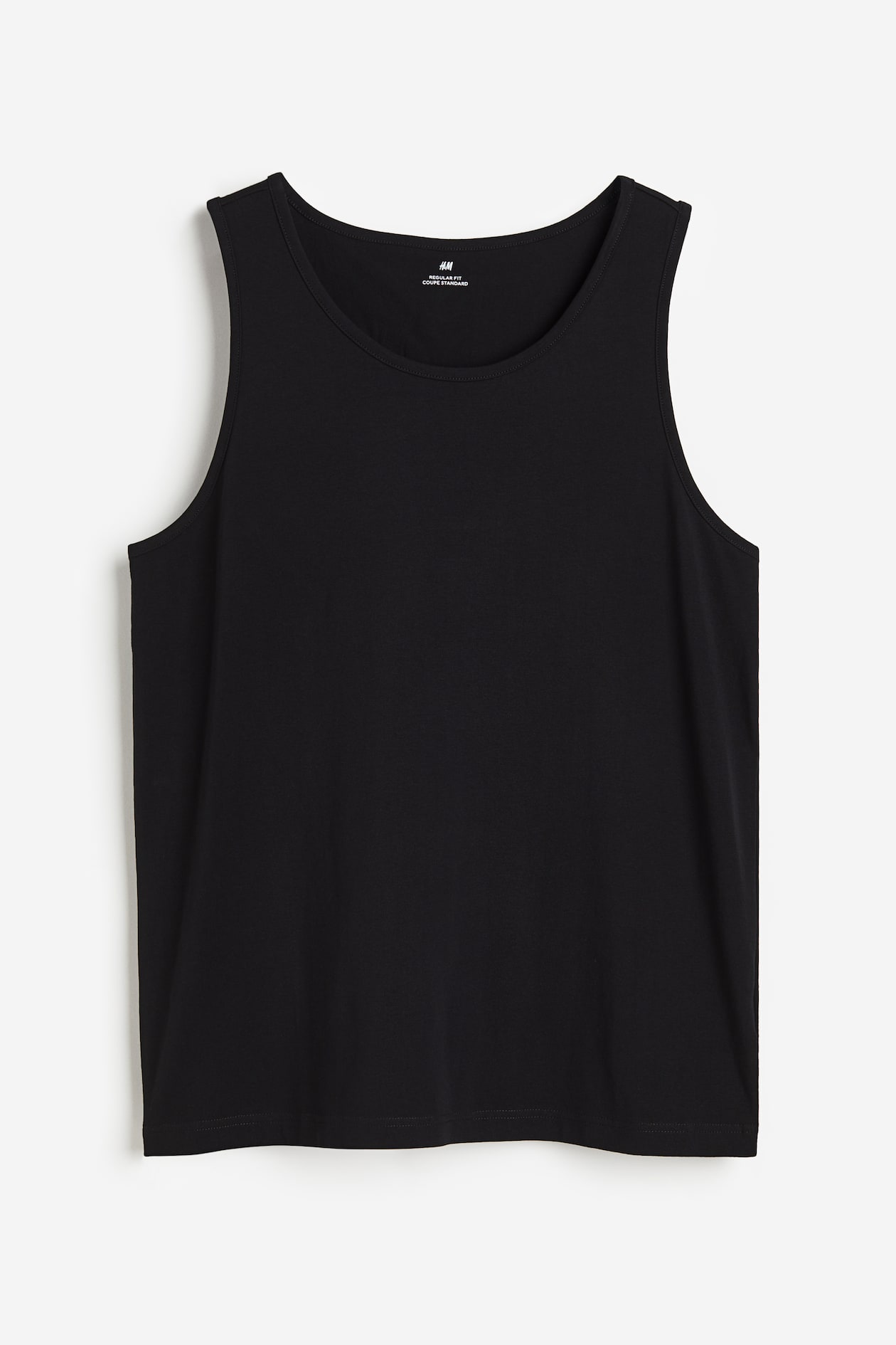 2-pack Regular Fit Tank Tops - Black - Men | H&M US