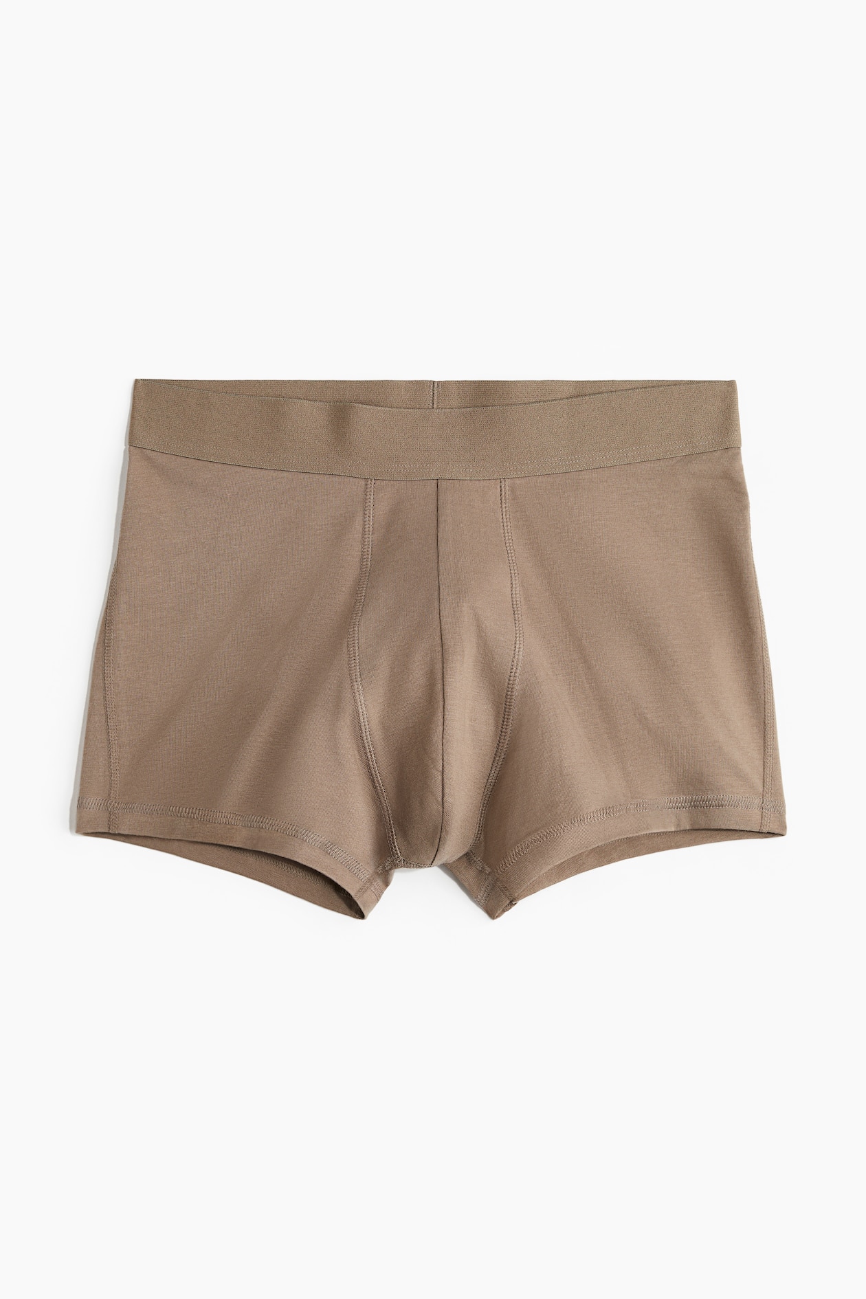 5-pack Short Boxer Briefs with Lycra® - Brown/dark beige - Men | H&M US