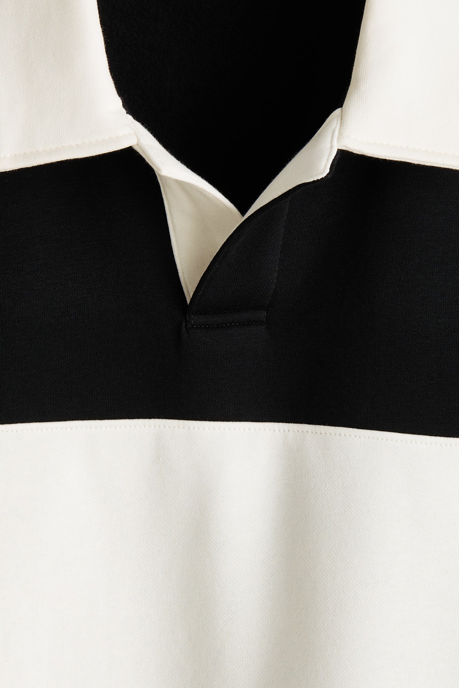 Sweat-shirt de rugby Loose Fit - Noir/color block - HOMME | H&M BE