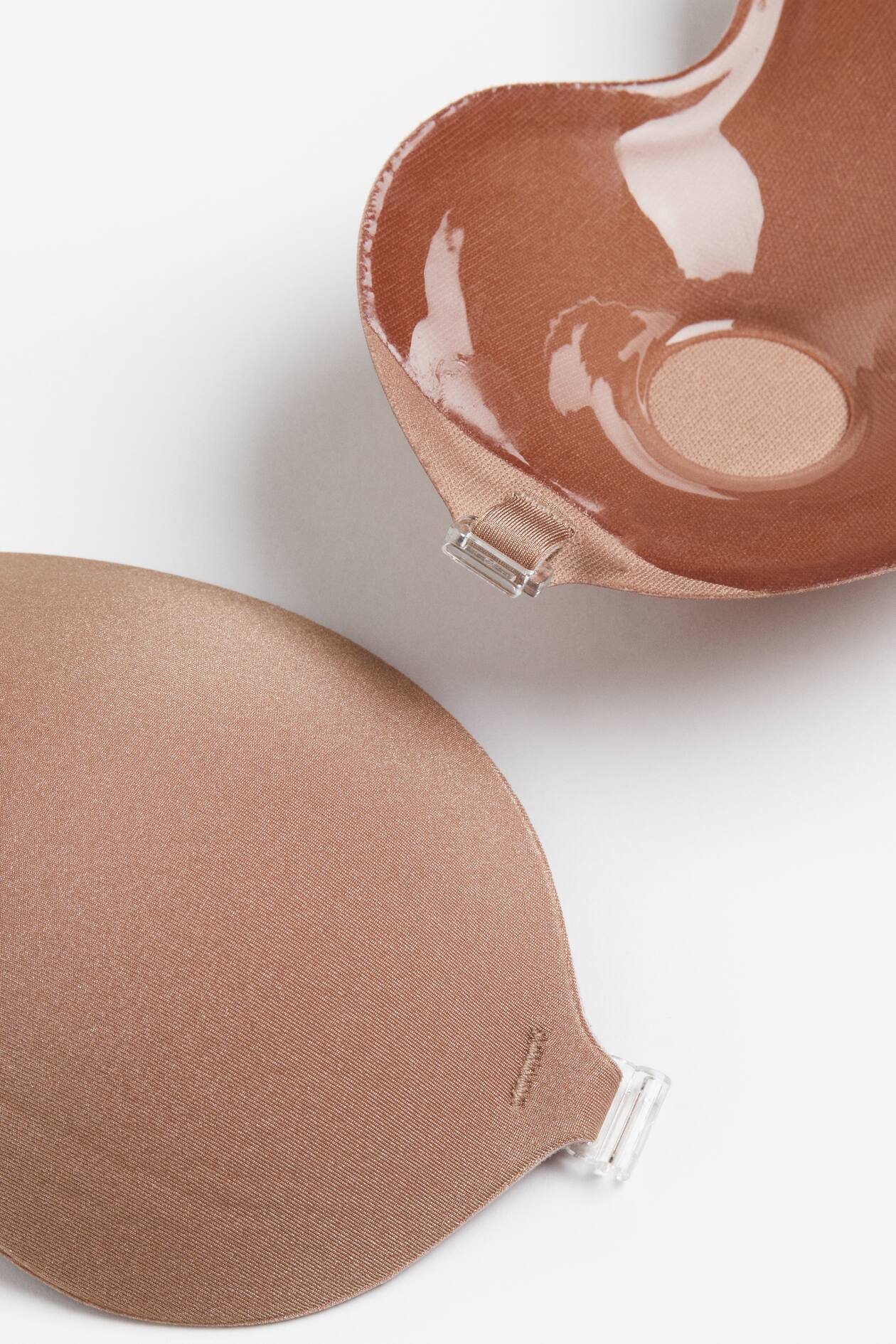 Self-adhesive Push-up Bra - Dark beige - Ladies | H&M US