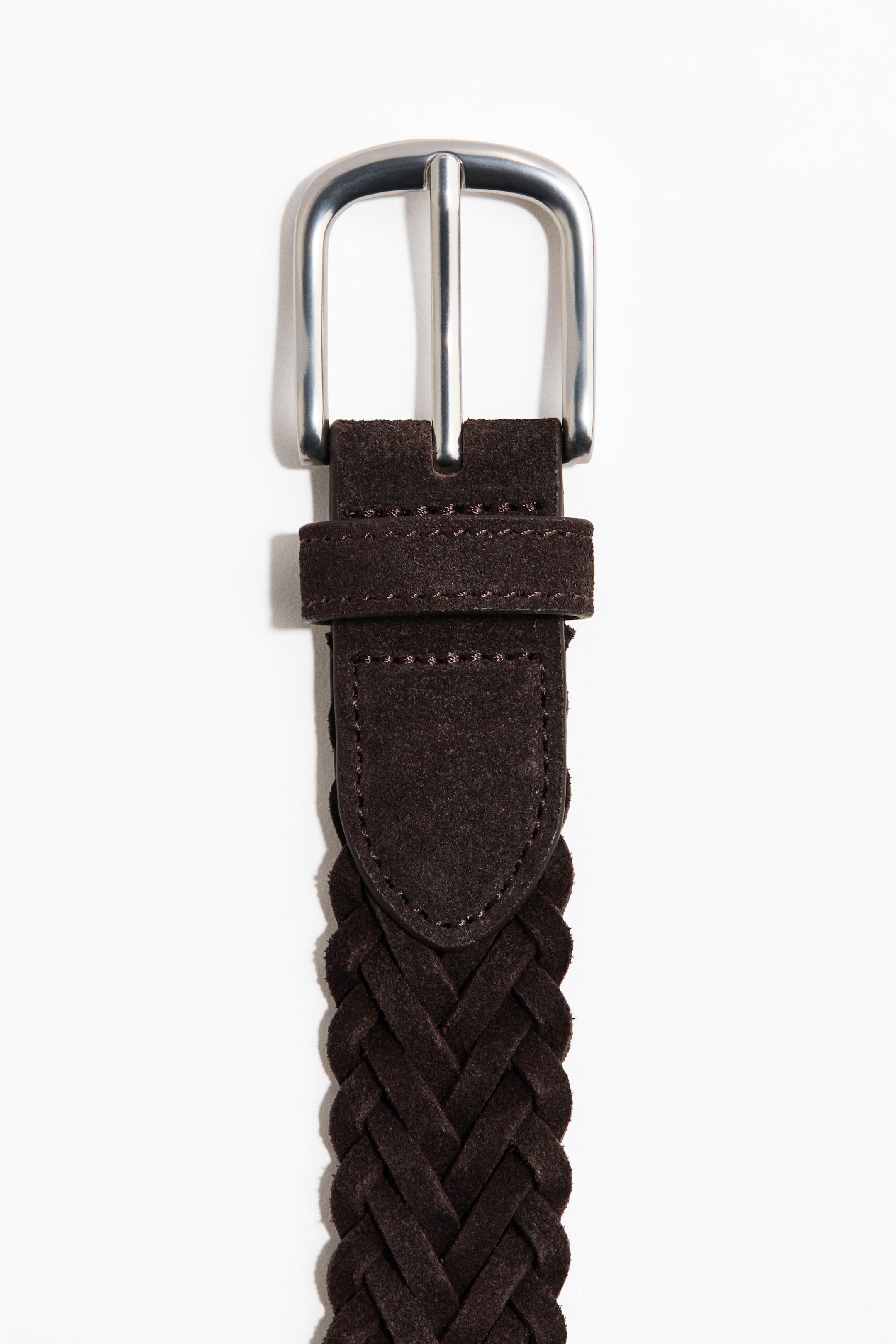 Braided belt - Dark brown - Men | H&M IN