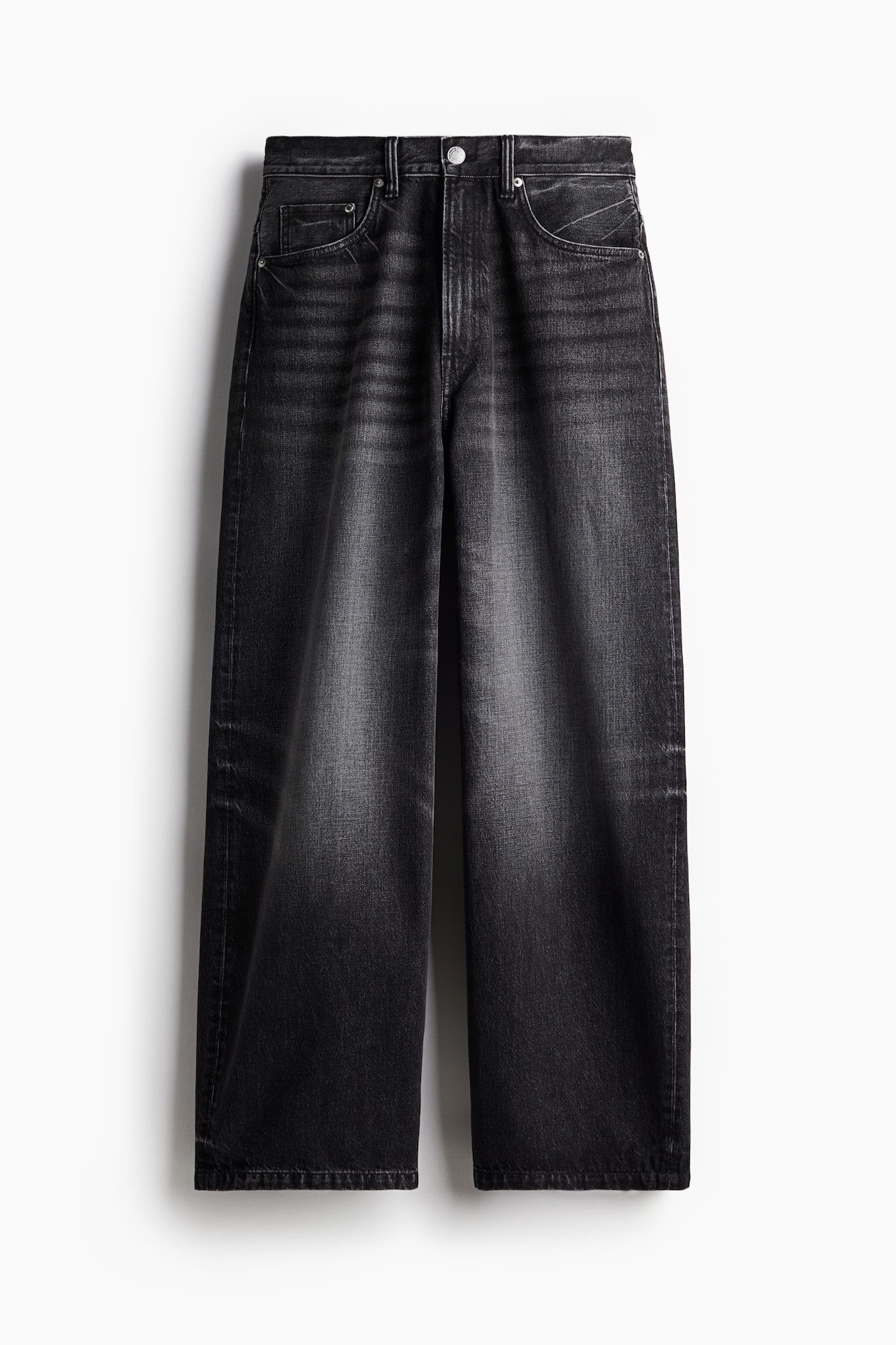 Collins Super Baggy Jeans - Denim black - Men | H&M US