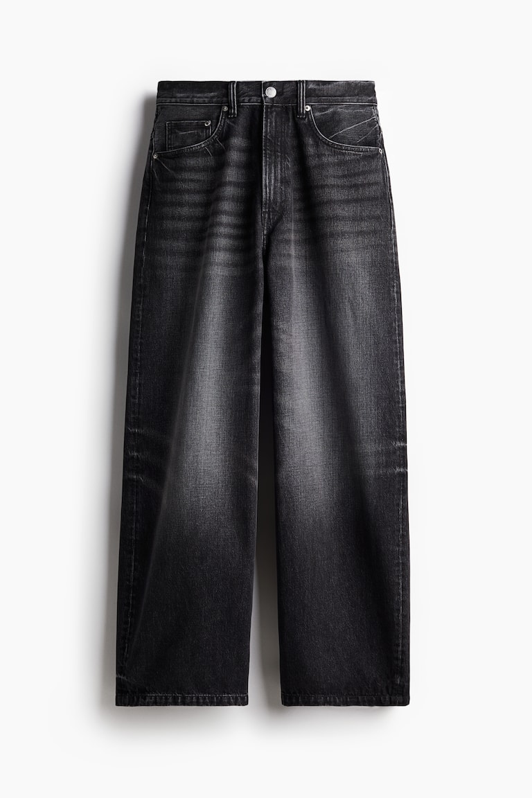 Collins Super Baggy Jeans - Denim black - Men | H&M US