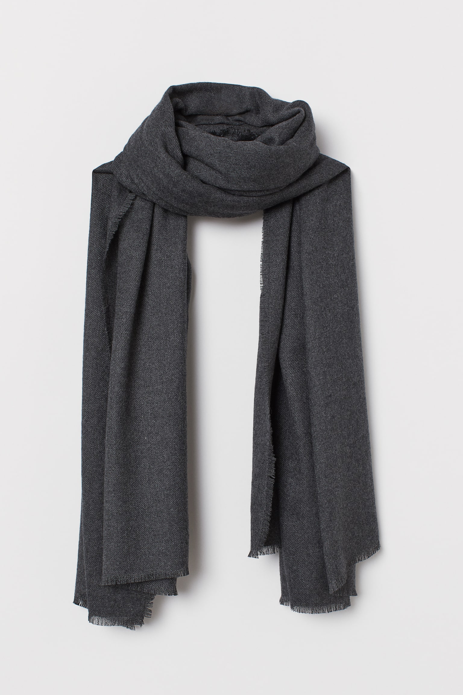 Bufanda grande - Gris antracita - MUJER | H&M ES