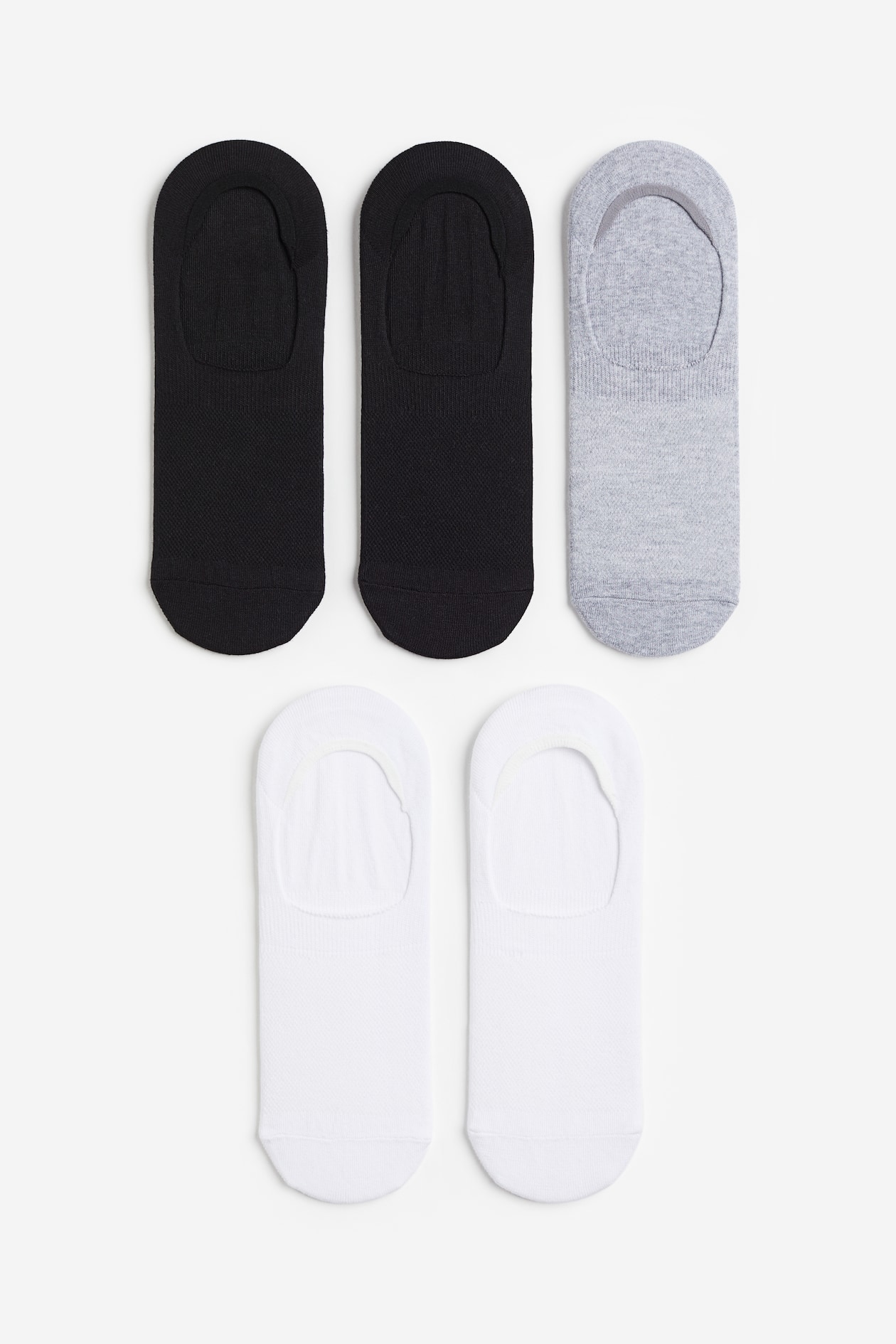 5-pack COOLMAX® Socks - White/gray melange/black - Men | H&M US
