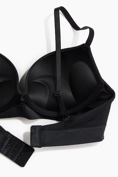 Seamless Super Push-up Bra - Black - Ladies | H&M US