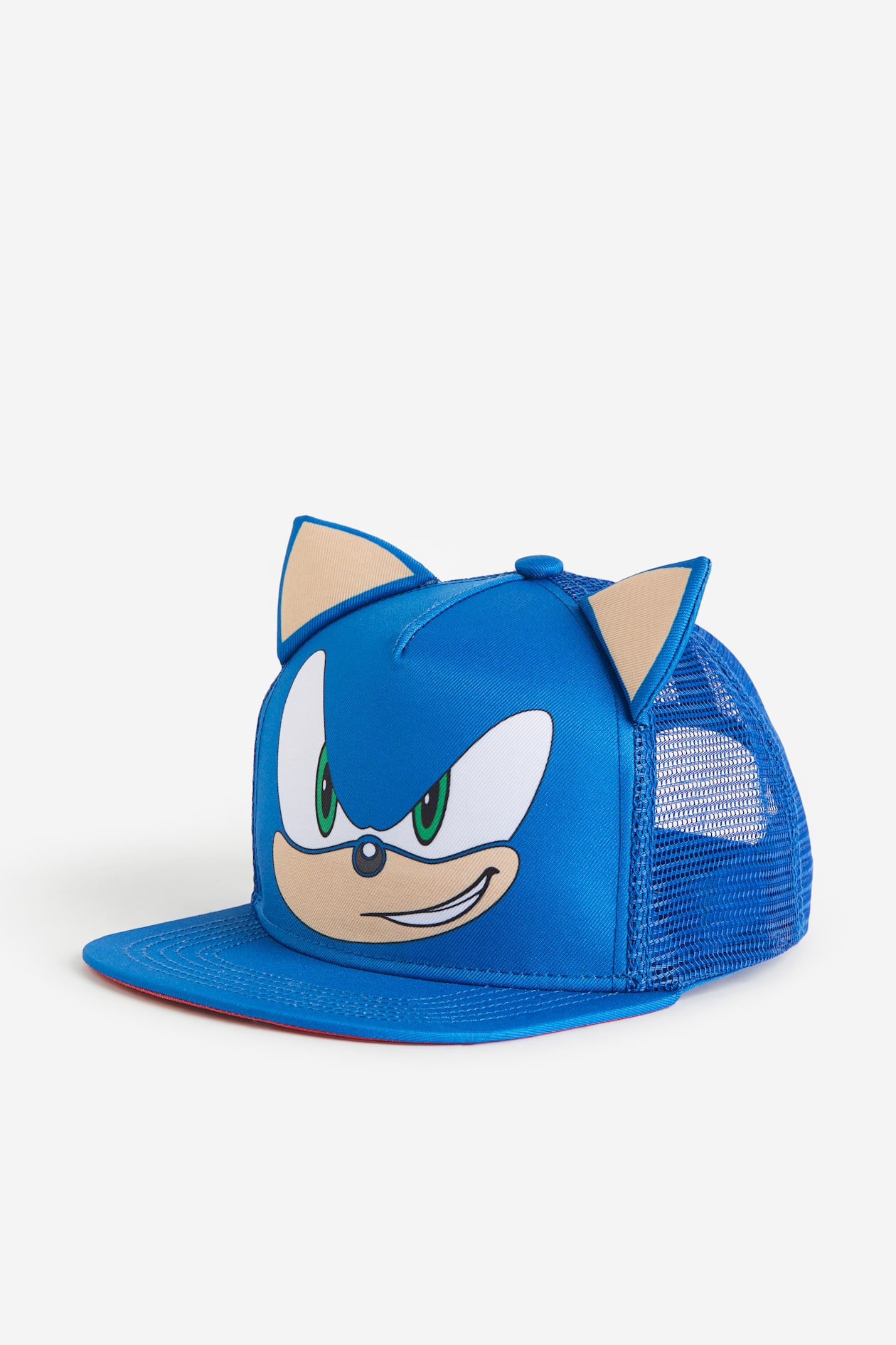 Printed Twill Cap - Bright blue/Sonic the Hedgehog - Kids | H&M US