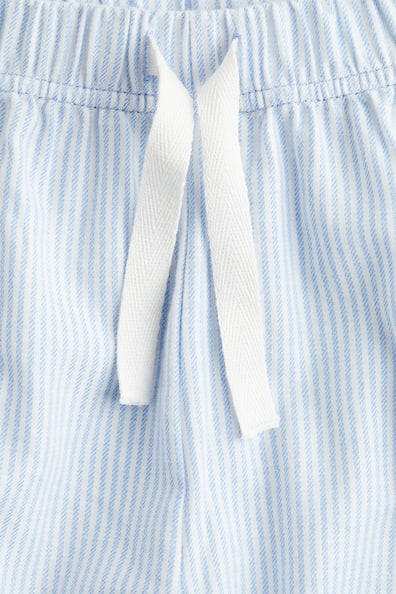 Light blue/Striped Cotton pyjama bottoms for kids | H&M GB