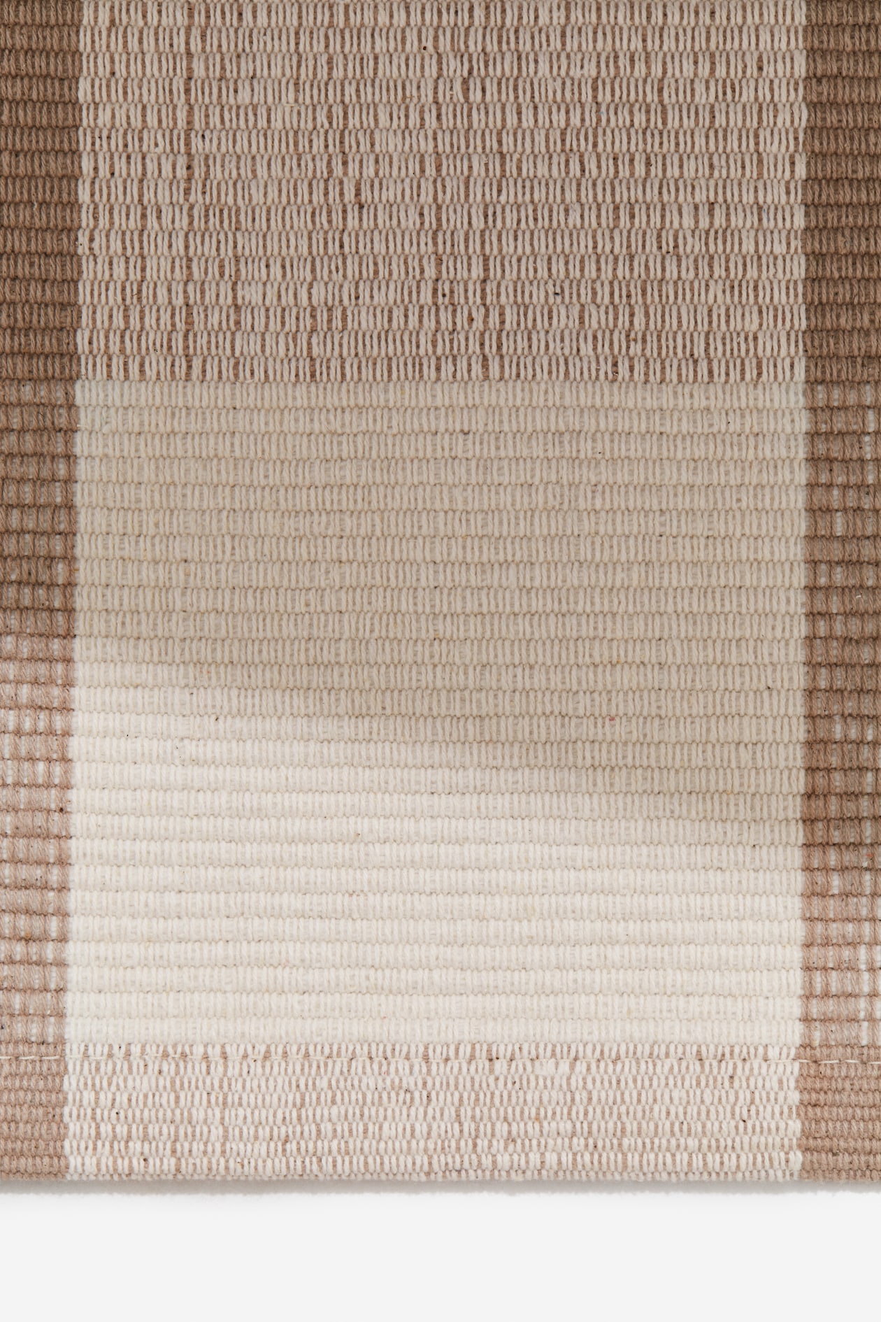 Beige/Gingham check Checked flat weave runner rug at H&M Home | H&M GB