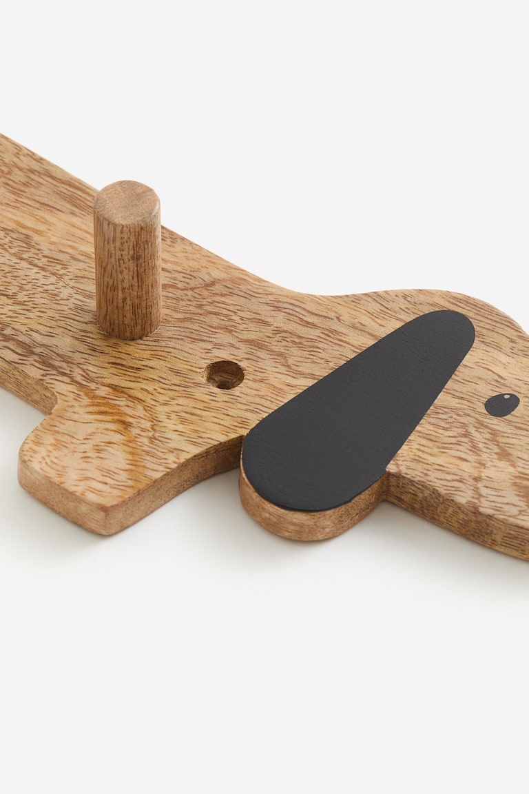 Wooden Wall-mounted Rack - Beige - Home All | H&M US