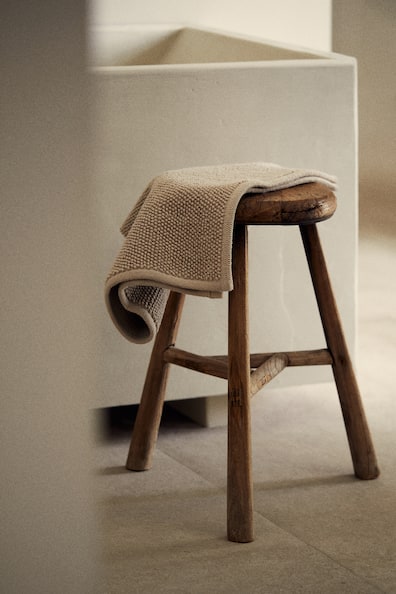 Cotton Bath Mat - Light beige - Home All | H&M US