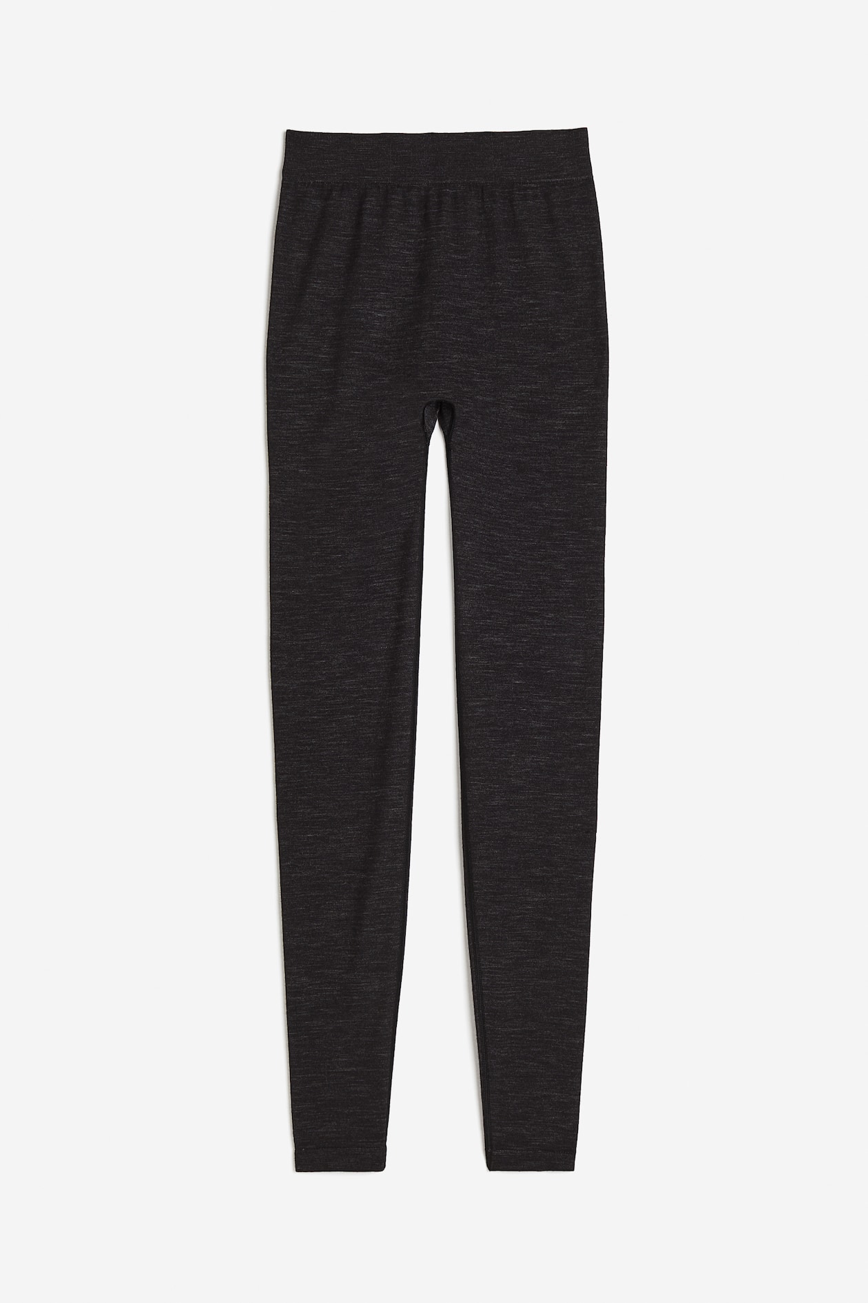 Wool-blend base layer leggings in DryMove™ - Dark grey marl - Ladies ...