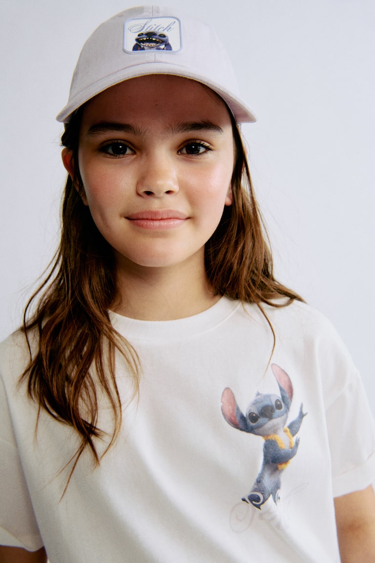 White/Lilo & Stitch Printed Cotton T-Shirt for kids | H&M CA