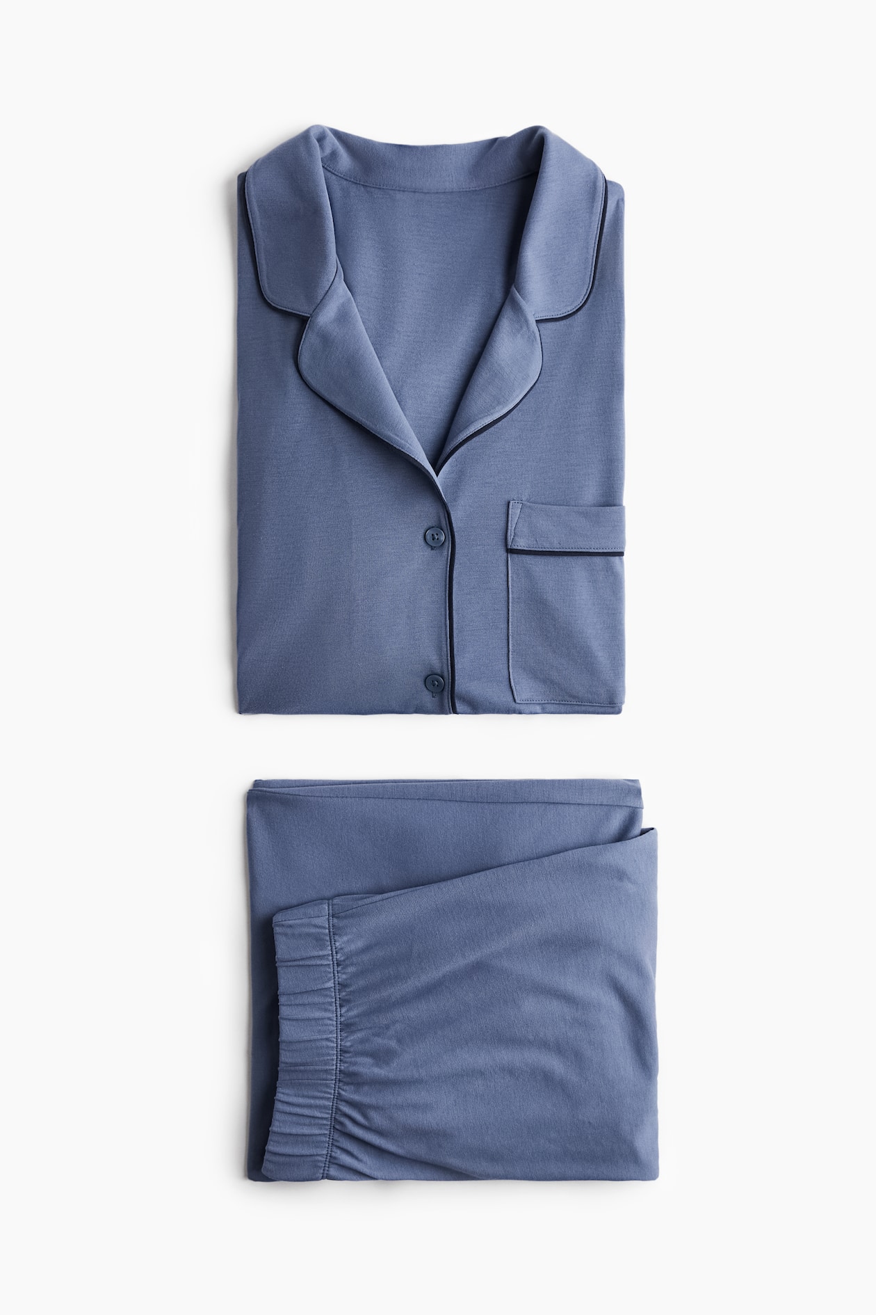 Viscose-blend pyjamas - Dusty blue - Ladies | H&M IN