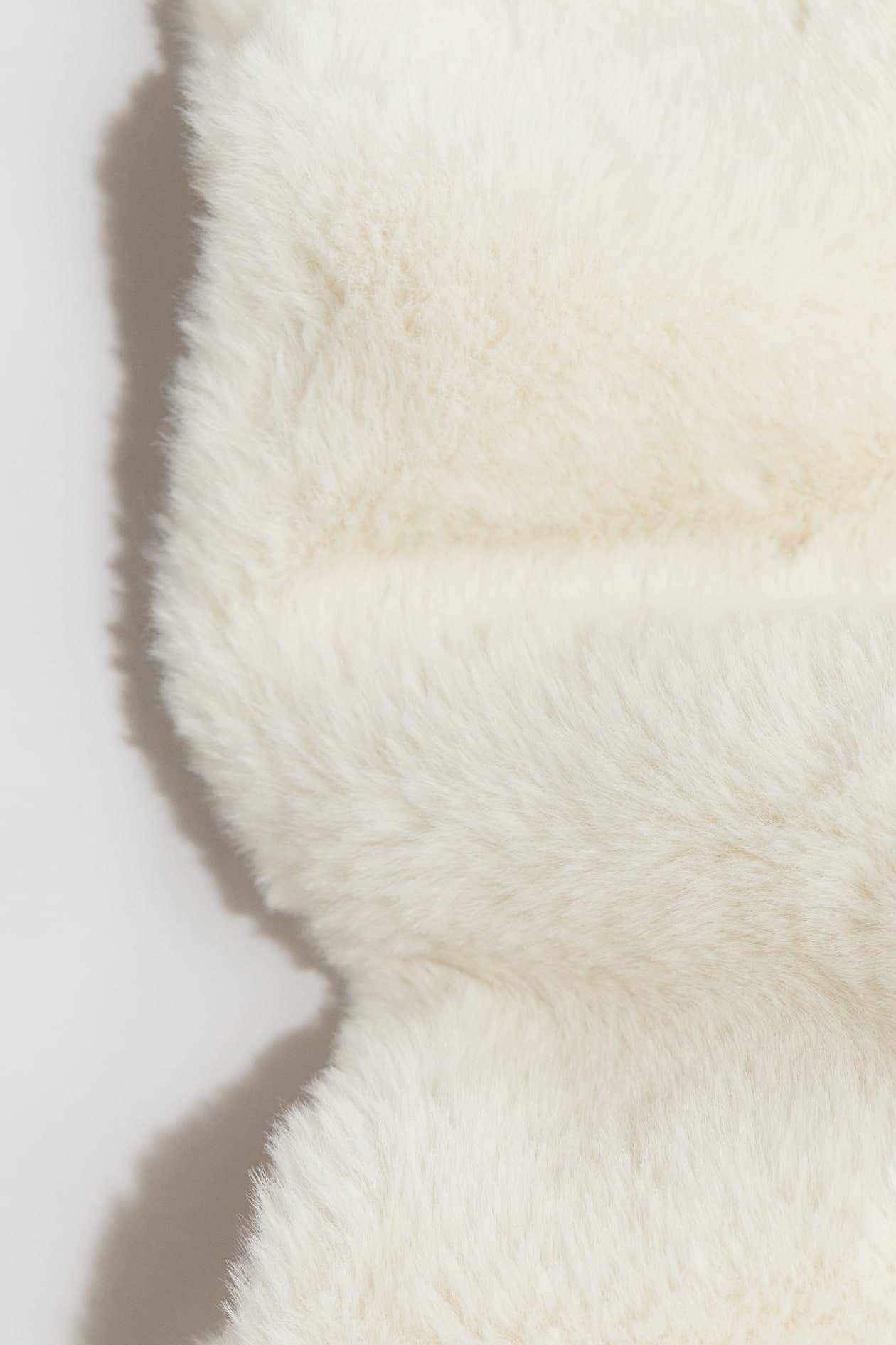 Fluffy sjaal met splitje - Roomwit - KINDEREN | H&M NL