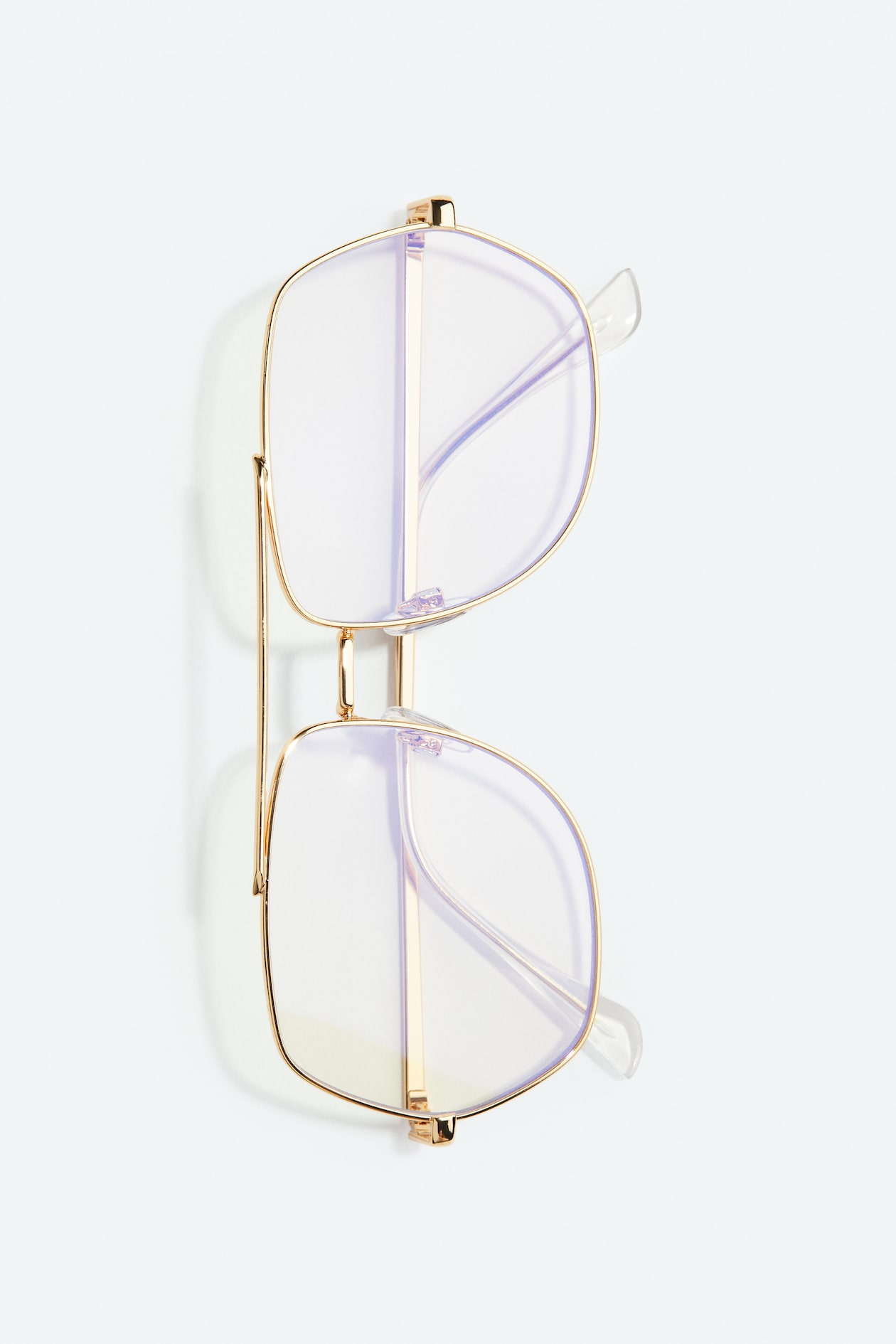 Women's Gold-colored Blue Light Eyeglasses | H&M CA