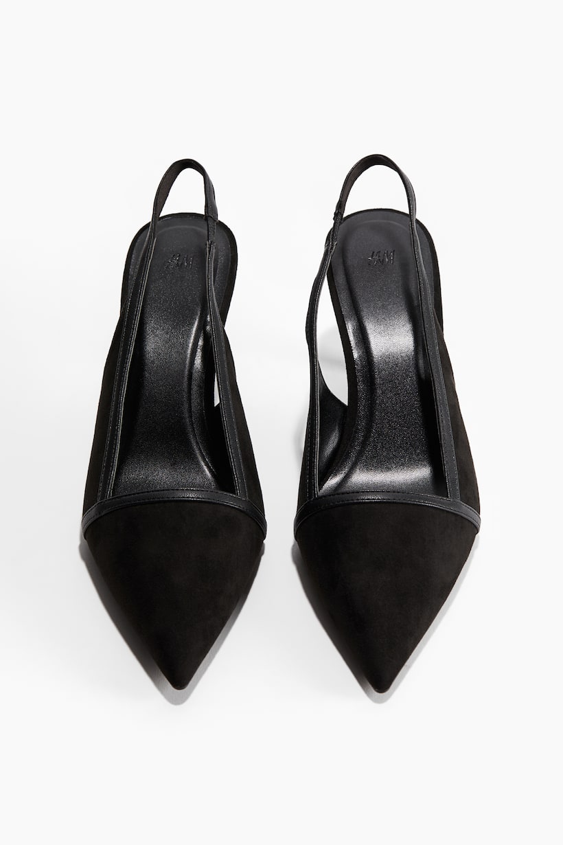 Pointed Slingbacks - Black - Ladies | H&M US