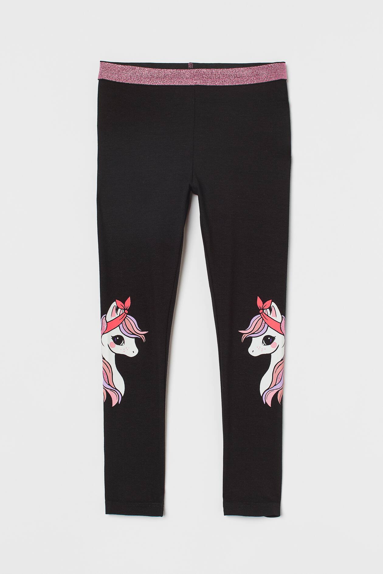 Helanke - Crna/jednorozi - Kids | H&M RS