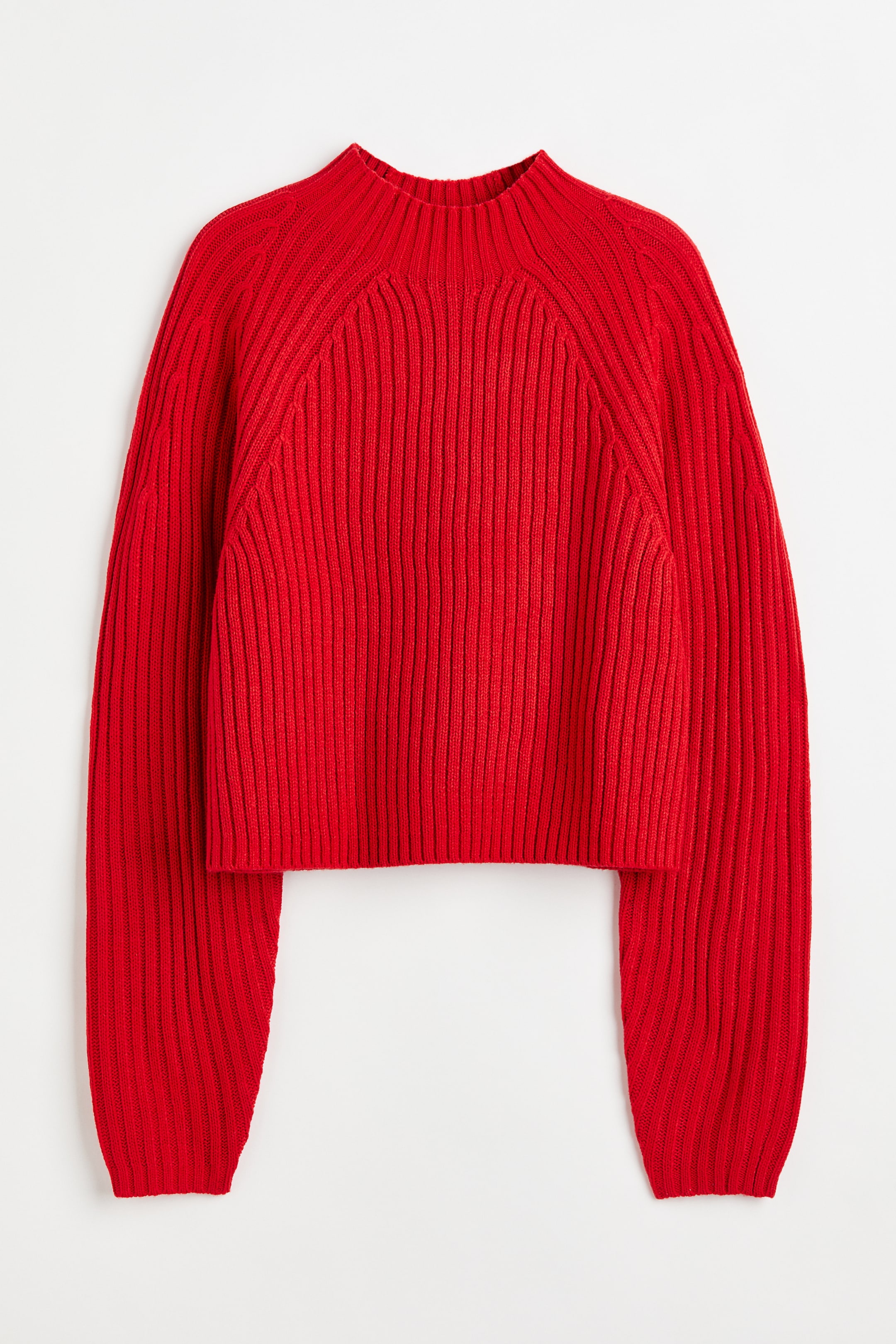 Rib-knit jumper - Red - Ladies | H&M GB