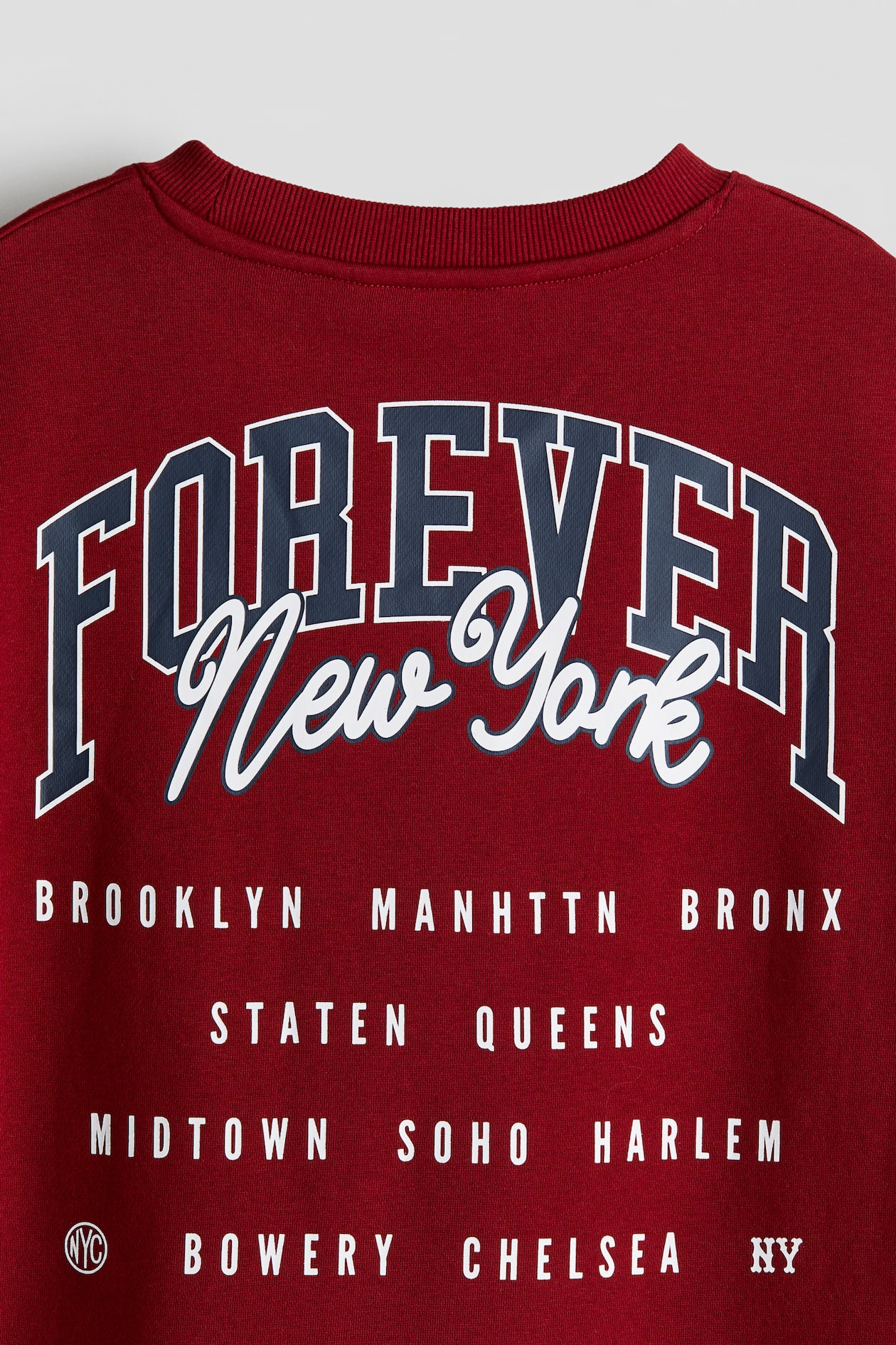 Red/Forever Crew-neck sweatshirt for kids | H&M GB