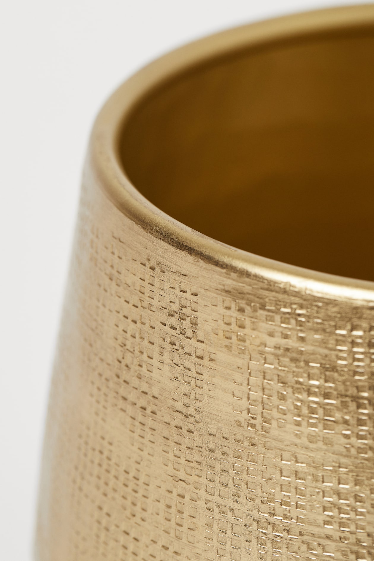 Small Metal Plant Pot - Gold-colored - Home All | H&M CA