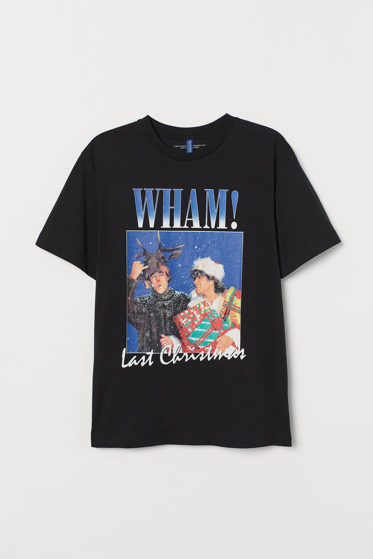 デザインTシャツ - ブラック／Wham - Men | H&M JP