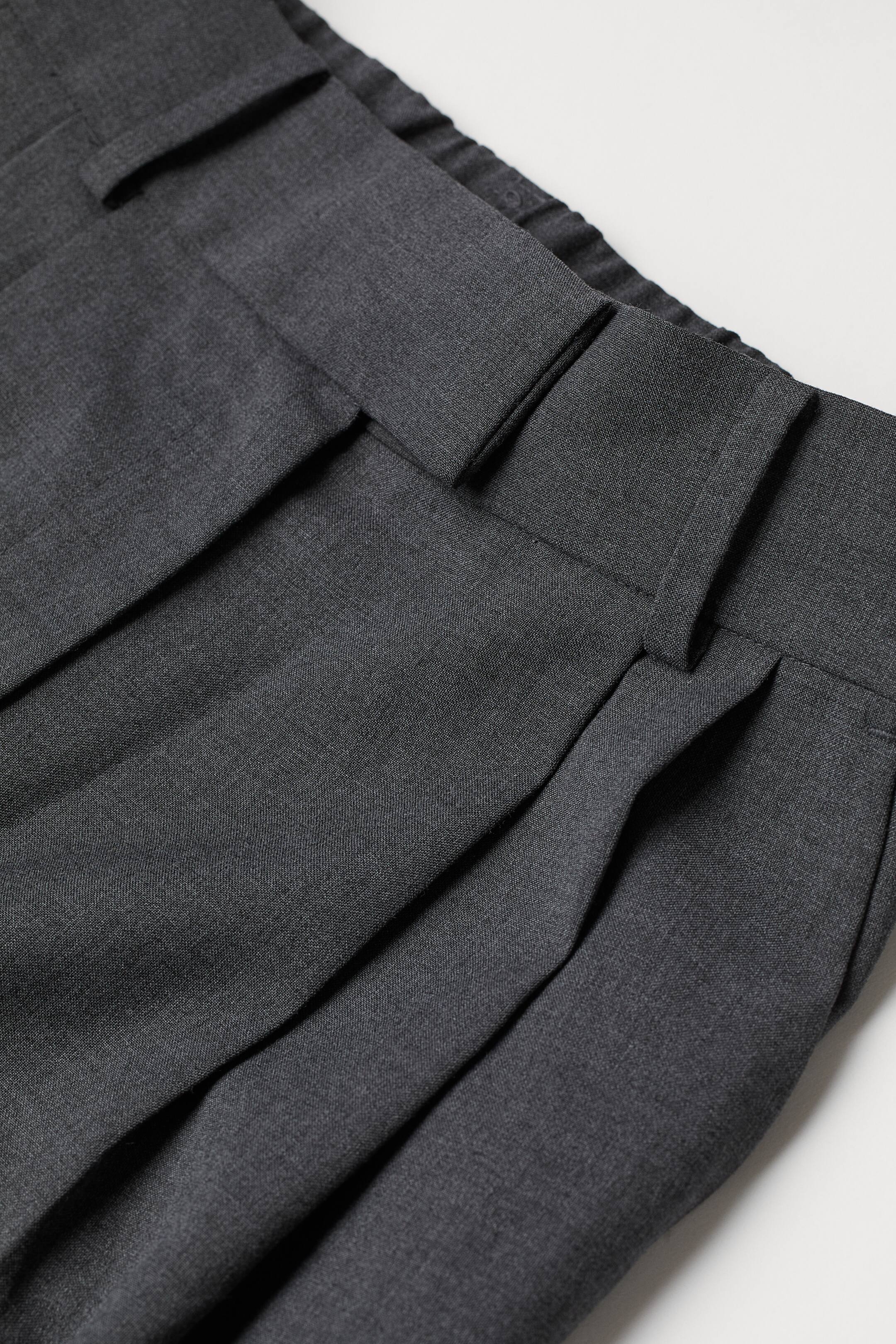 Creased Pants - Dark gray - Ladies | H&M CA