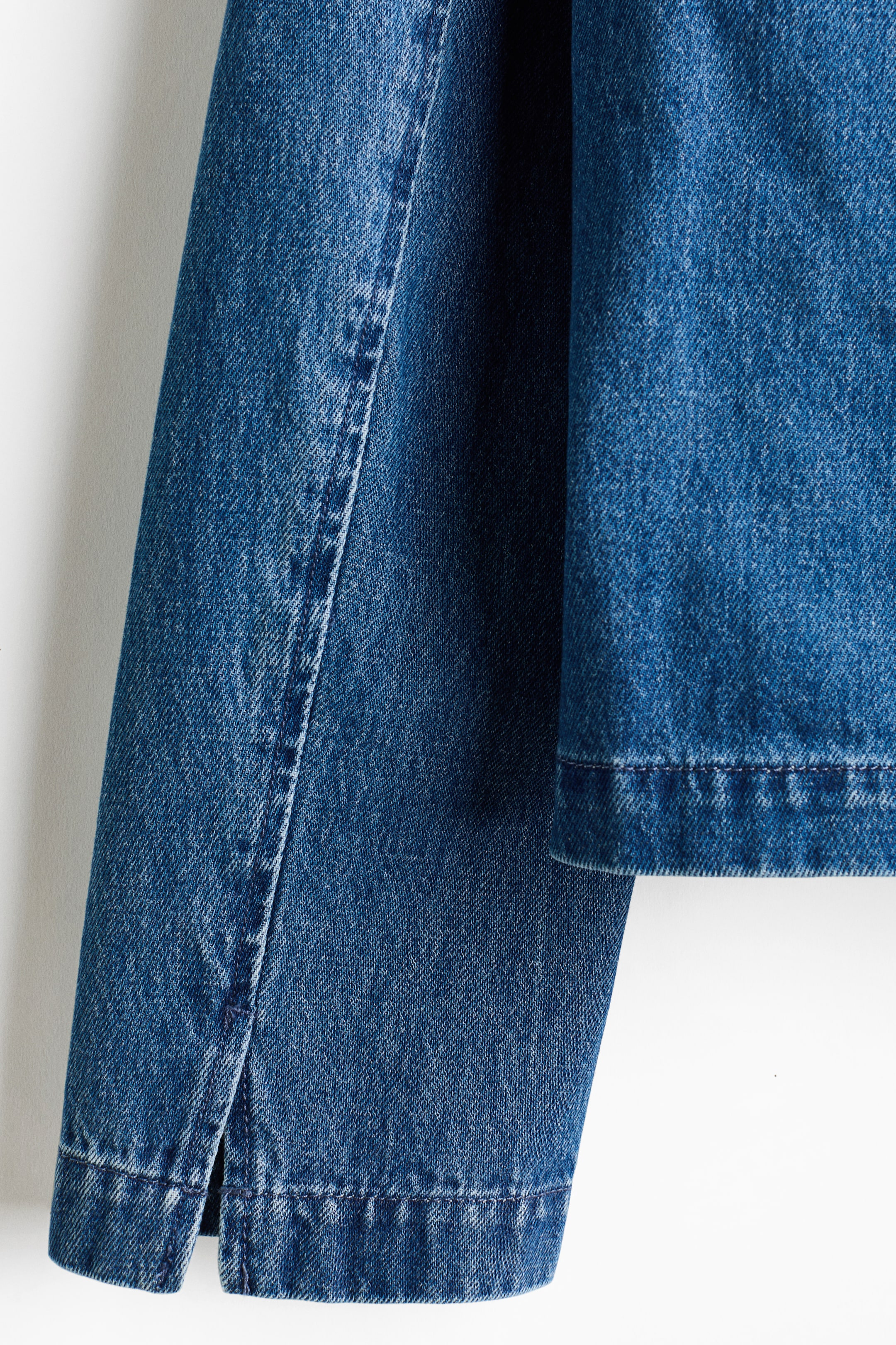 Women's Denim blue Tie-Front Denim Jacket | H&M CA