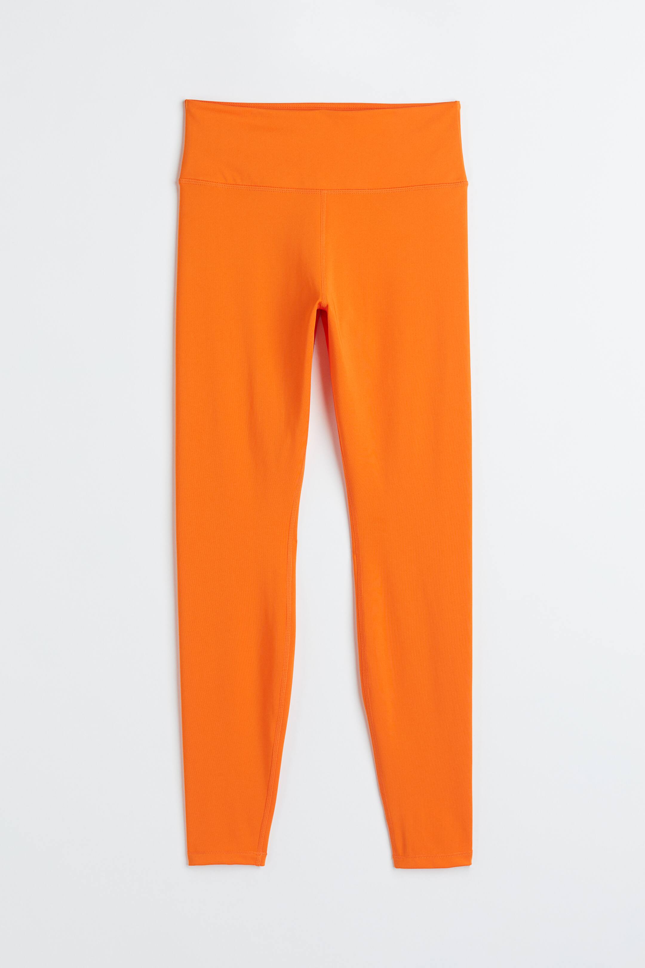 High Waist Sportske helanke - Narandžasta - Ladies | H&M RS
