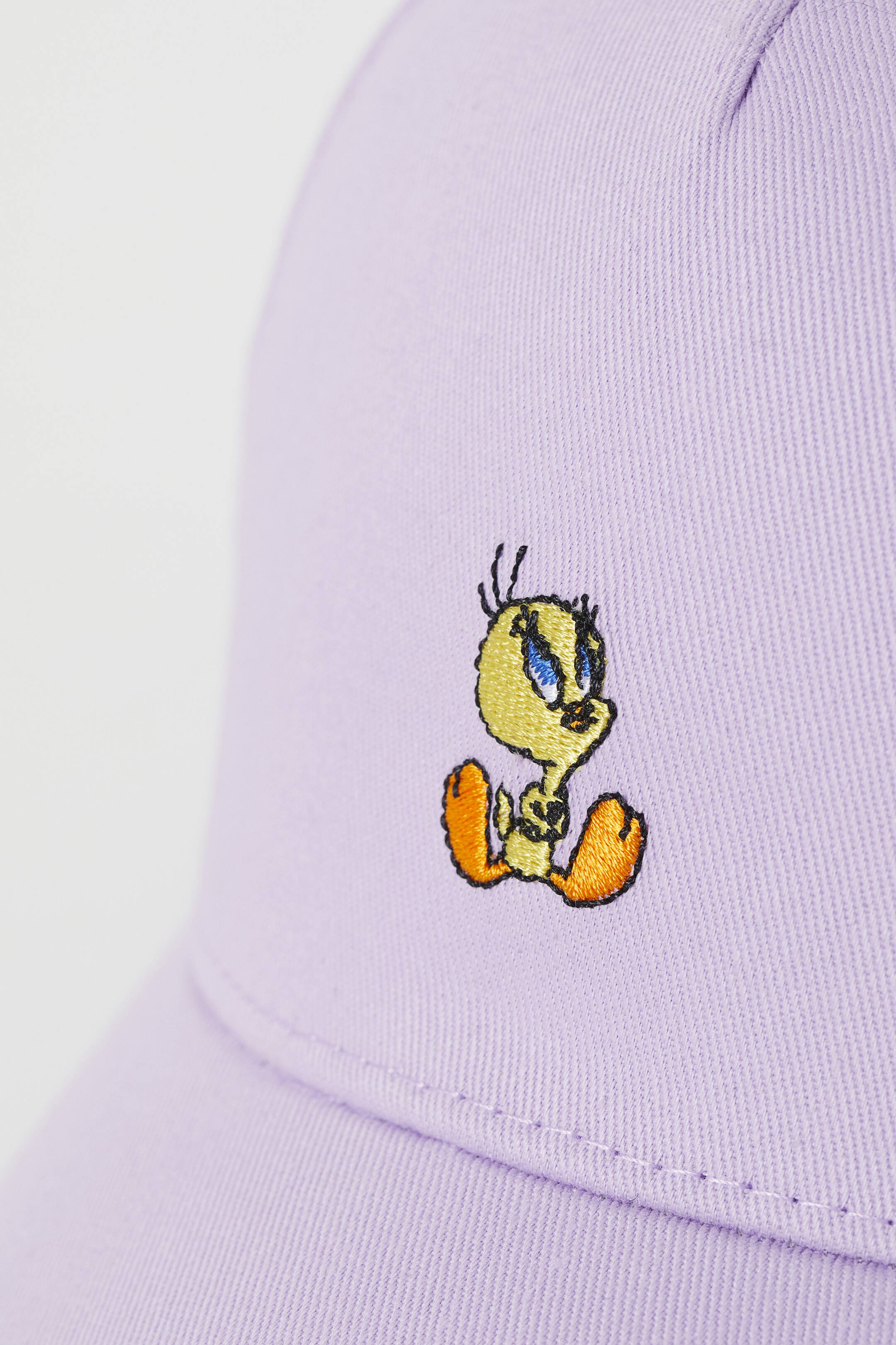 Motif-detail Cap - Light purple/Looney Tunes - Kids | H&M US