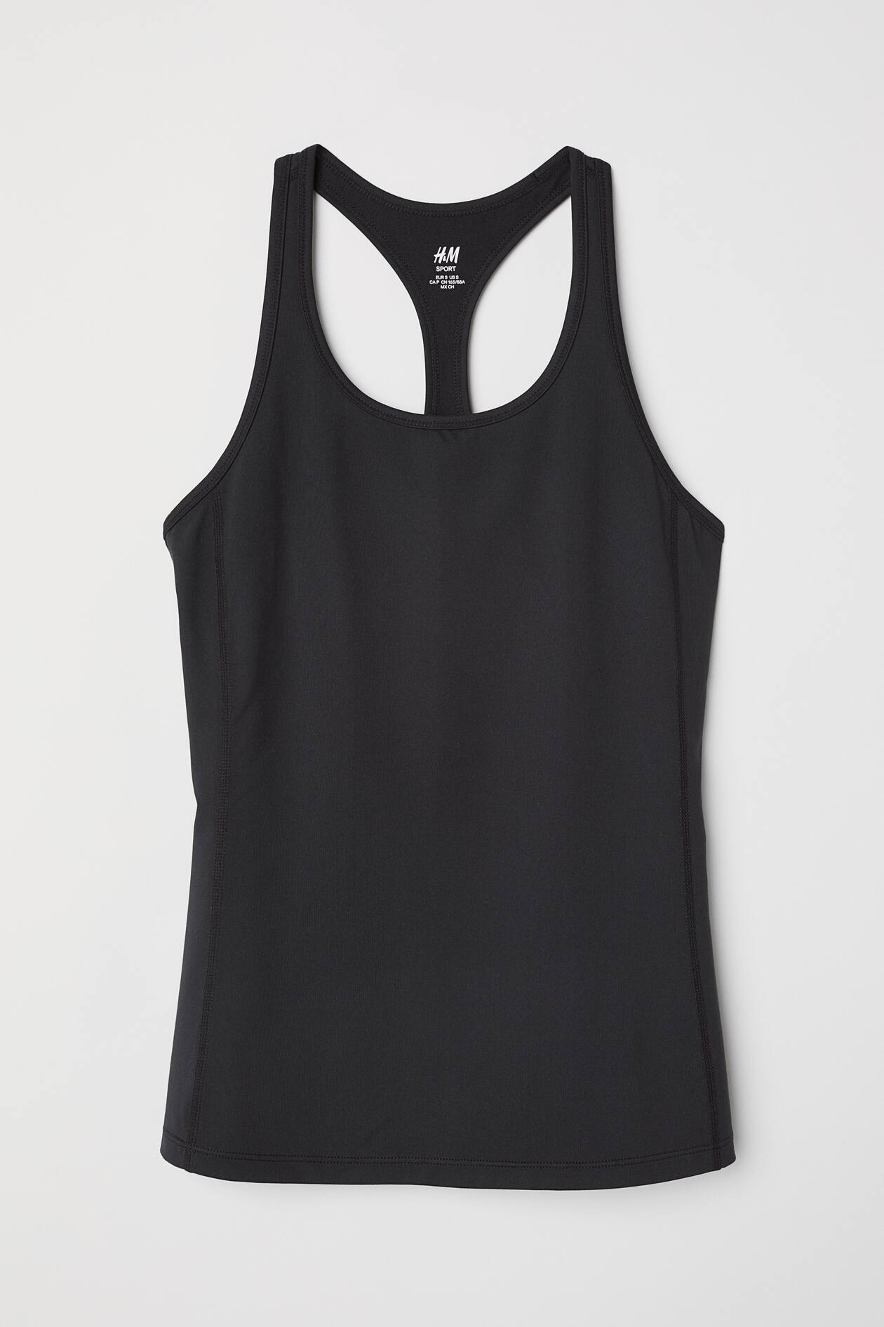 Women's Black Sports Tank Top | H&M US