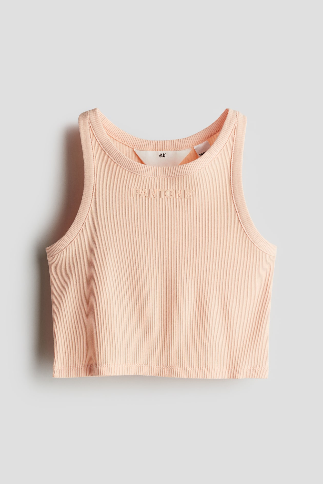 Embossed-print Tank Top - Peach - Kids | H&M US