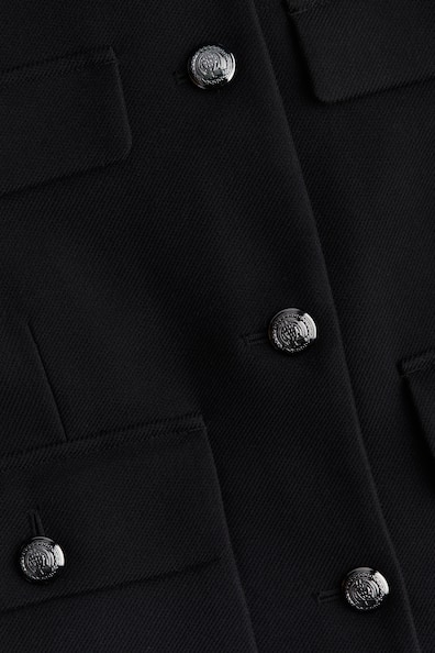 Button-Front Jacket - Black - Ladies | H&M US