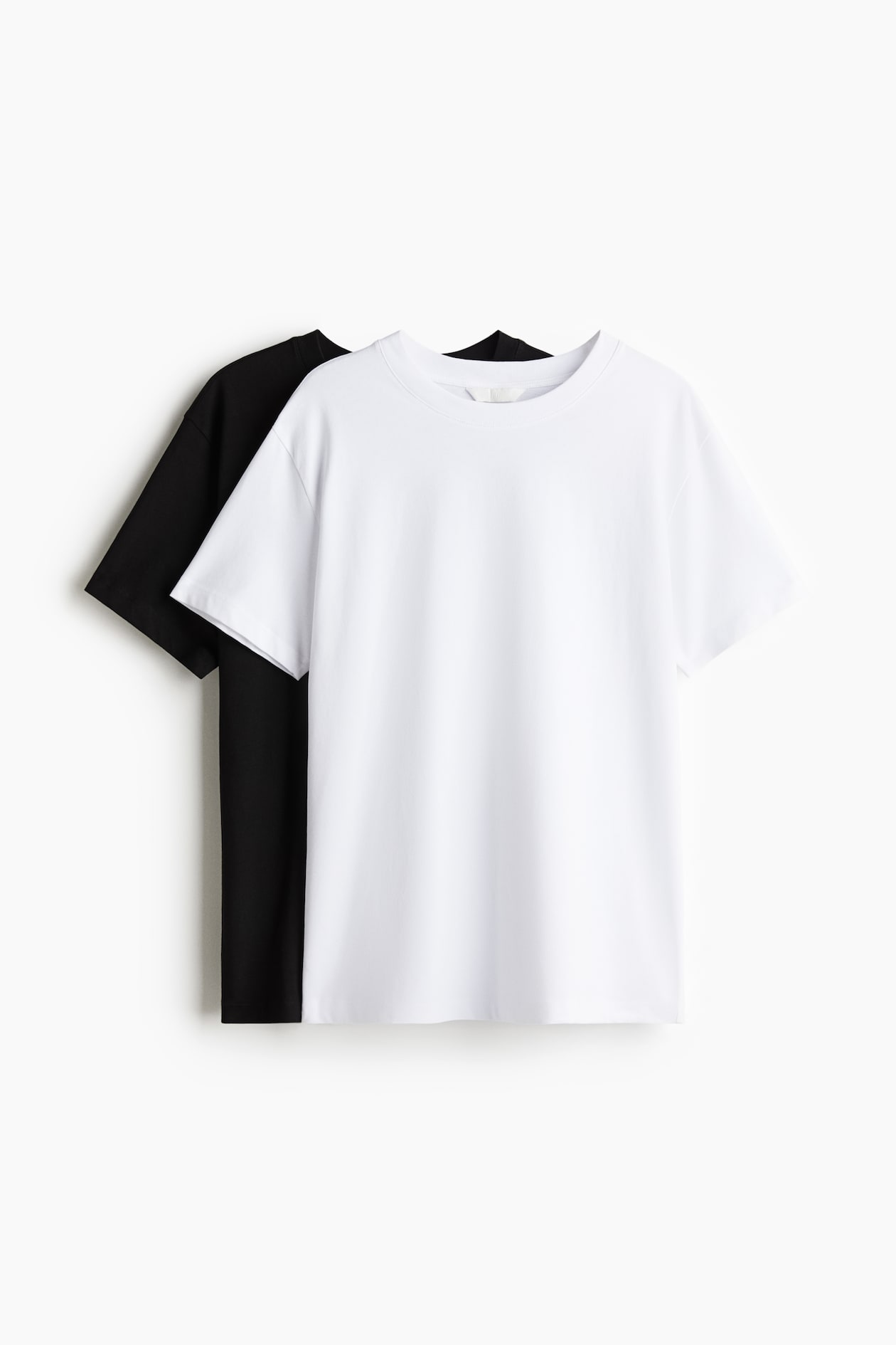 Set van 2 T-shirts - Wit/zwart - DAMES | H&M NL