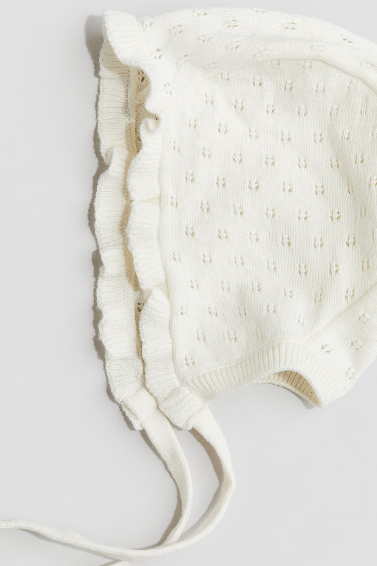 Bonnet béguin en tricot de coton - Crème - ENFANT | H&M CA